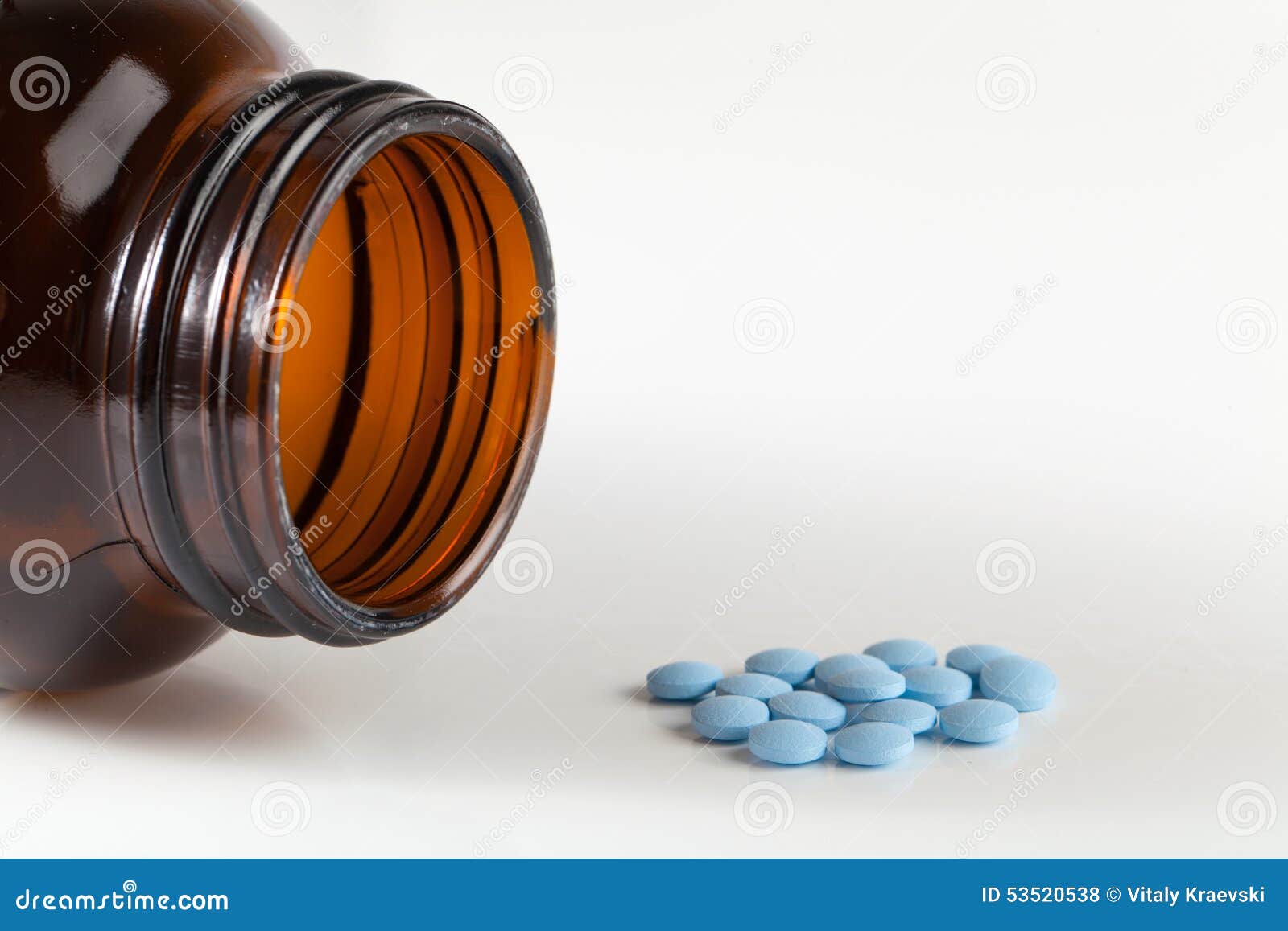 Blue drug pills stock photo. Image of insurance, medication - 53520538