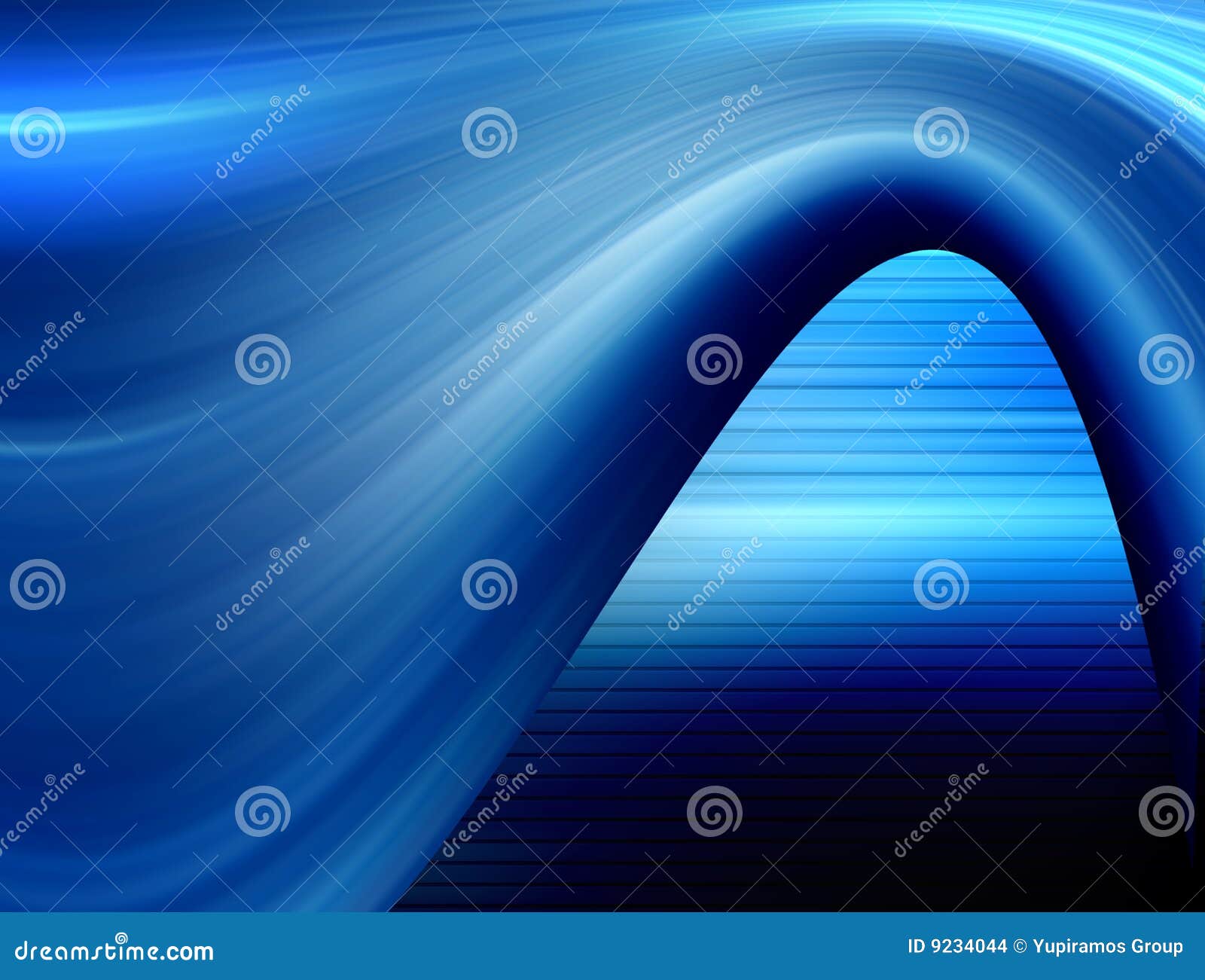 Blue dynamic stock illustration. Illustration of artistic - 9234044