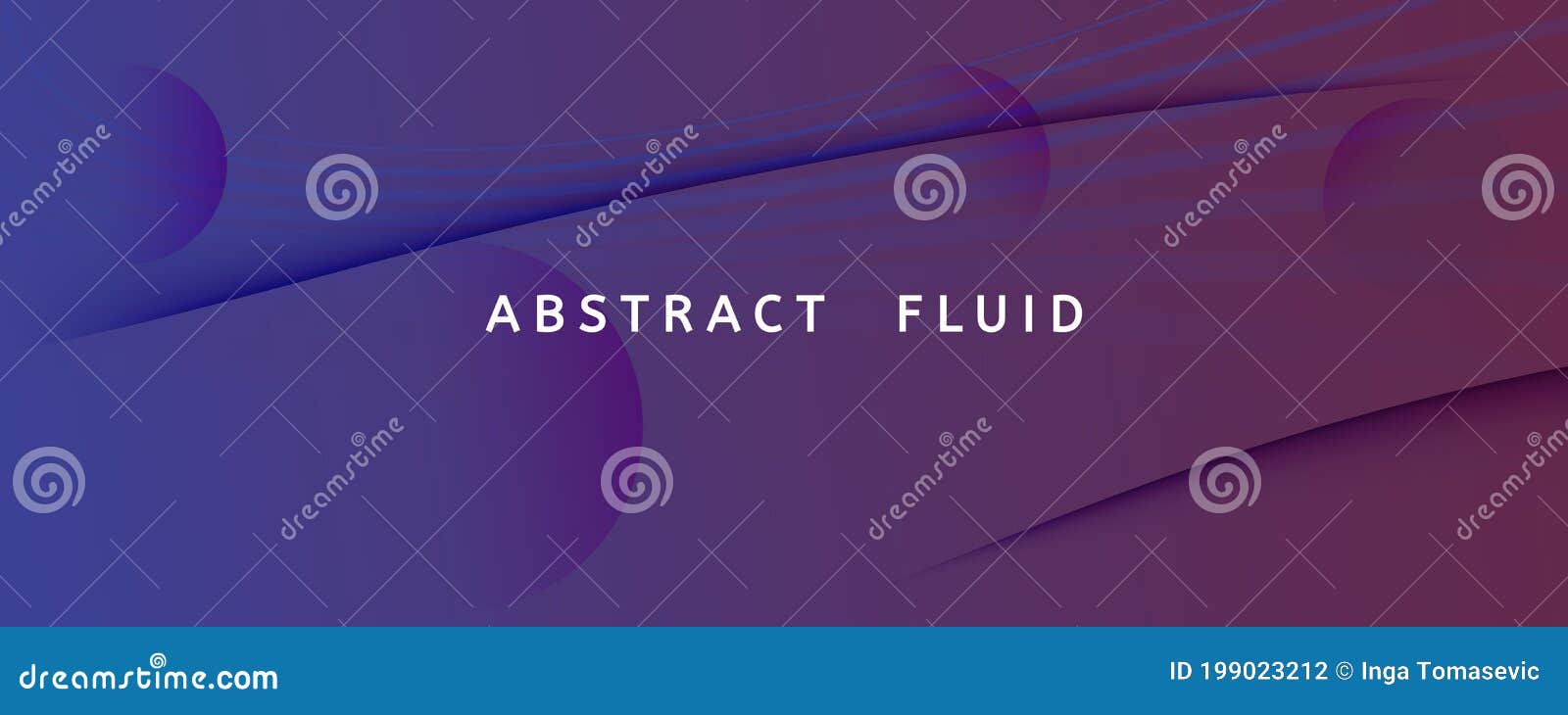 Blue Dynamic Abstract. Flow Line Poster Stock Vector - Illustration of ...