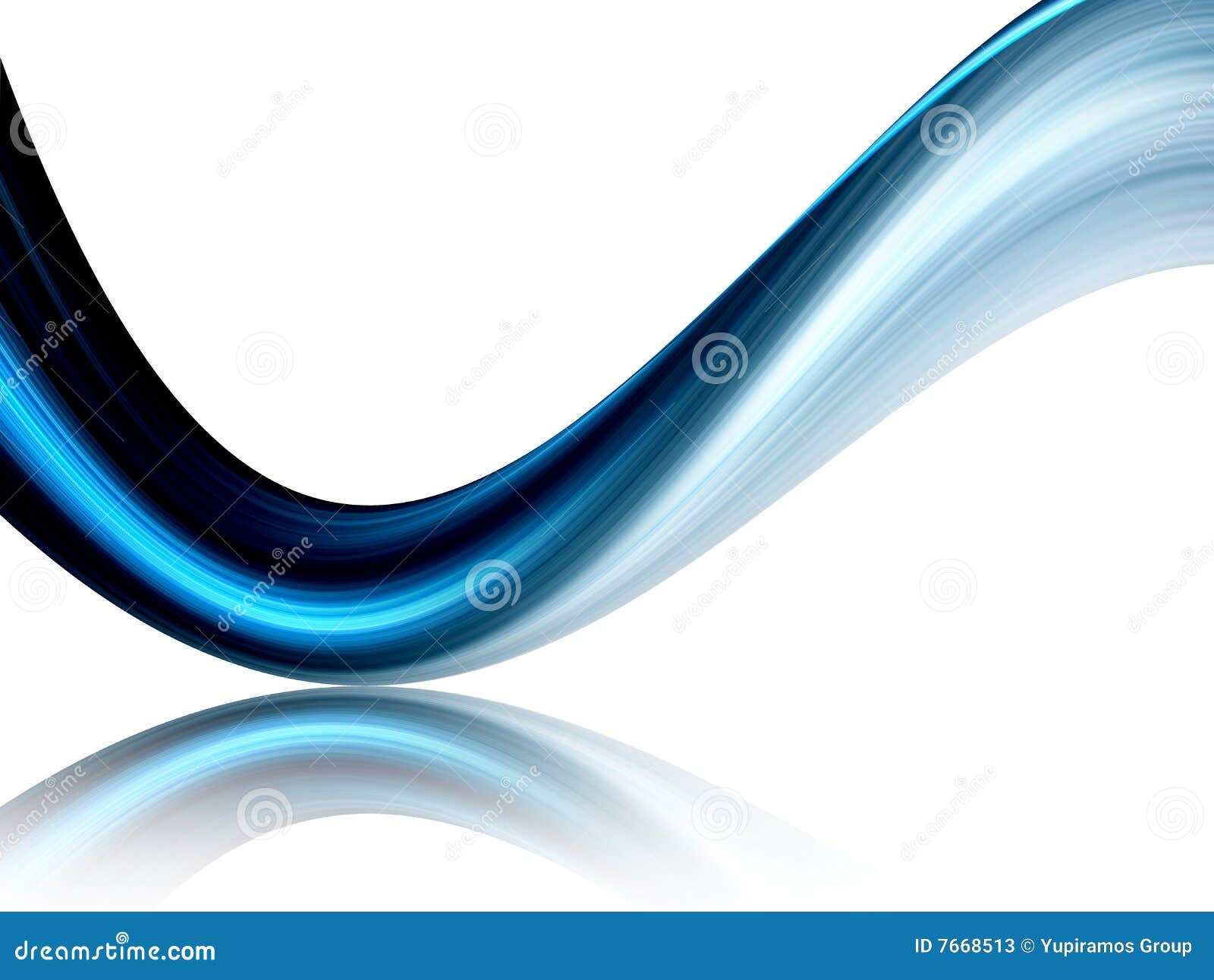 Blue dynamic wave stock illustration. Illustration of backdrop - 7668513