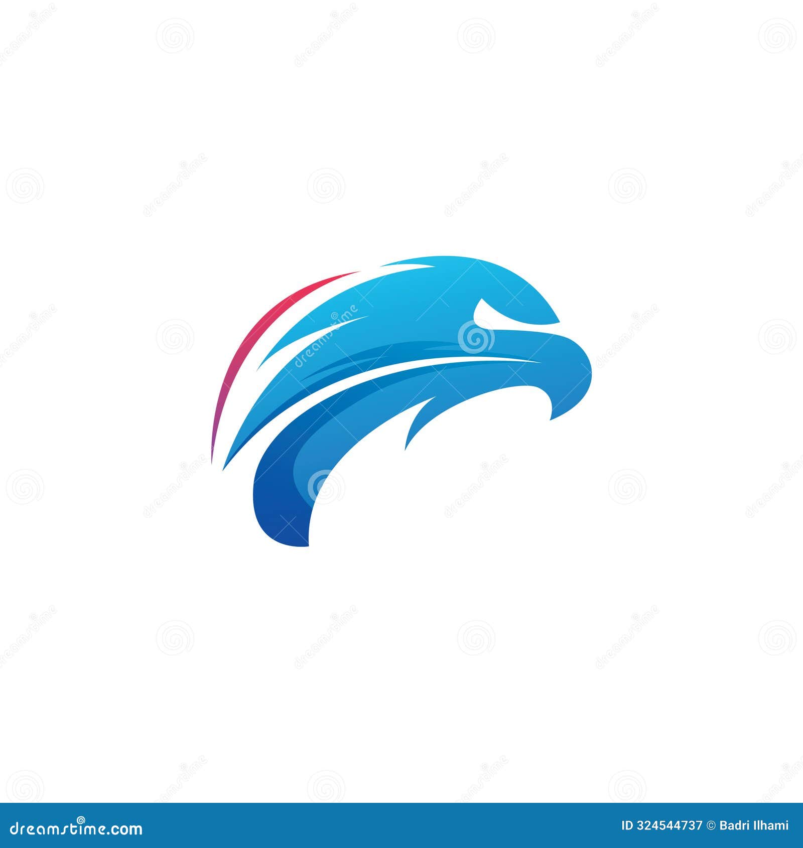 Blue Eagle Logo Design Modern Style Best Stock Vector - Illustration of ...