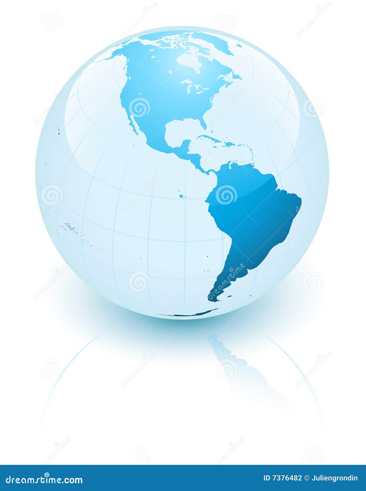 Blue earth stock vector. Illustration of clip, glossy - 7376482