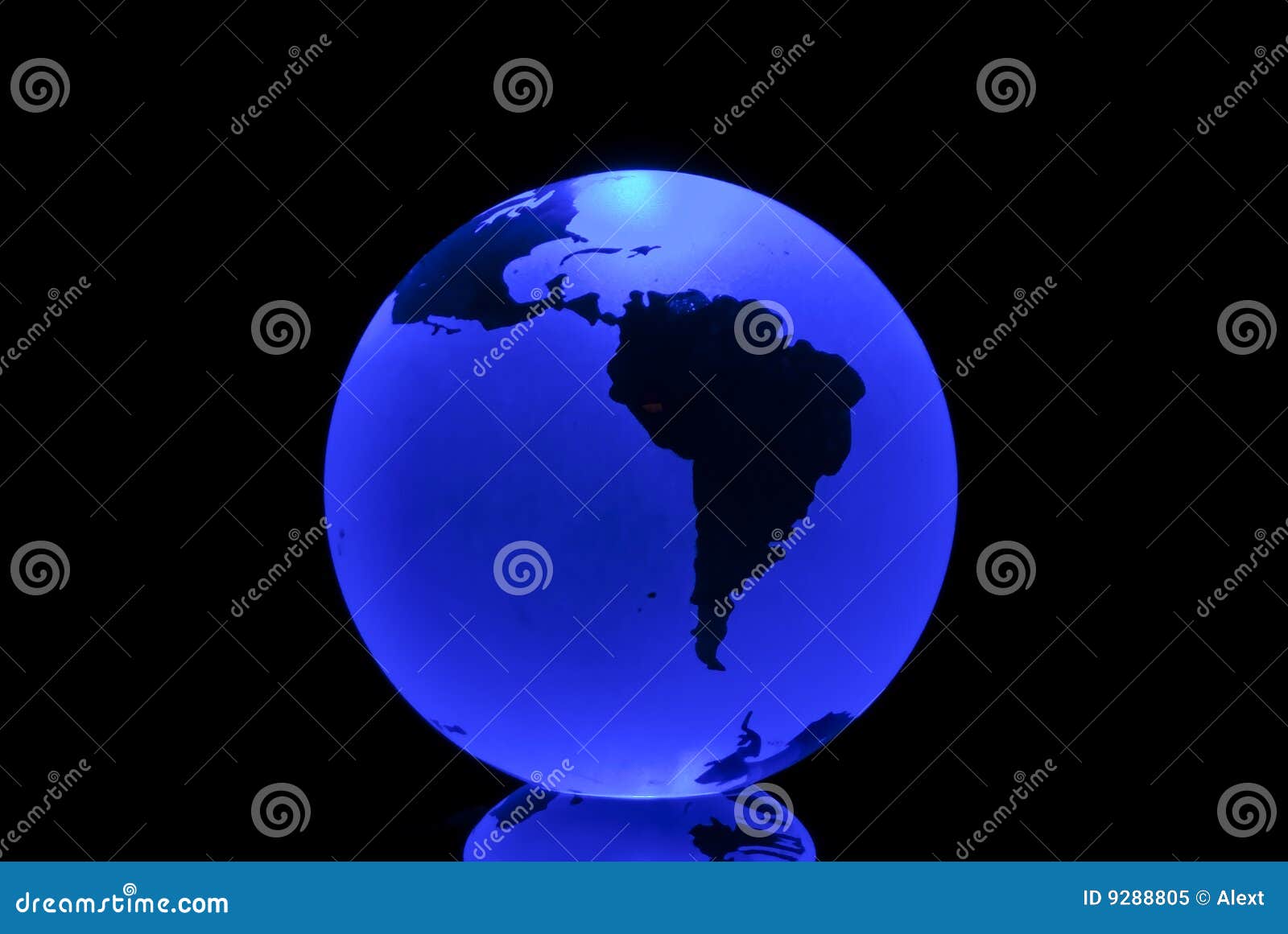 The Blue Earth stock image. Image of planet, isolated - 9288805