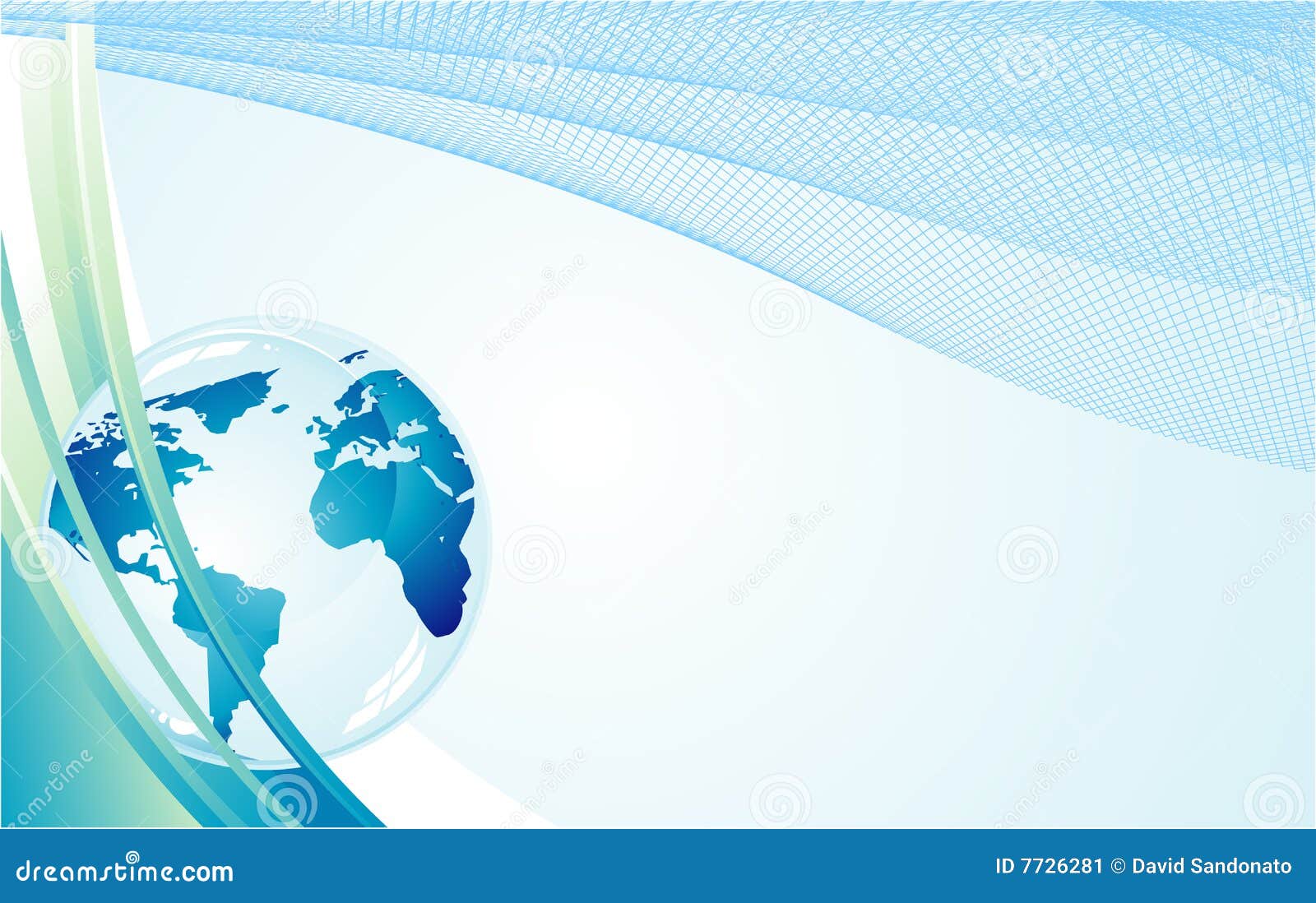 Blue Earth Background stock vector. Illustration of ball - 7726281