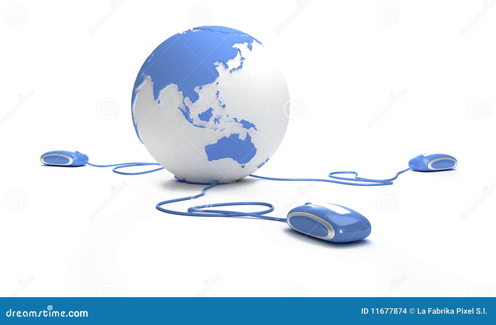 Blue Earth connection stock illustration. Illustration of earth - 11677874