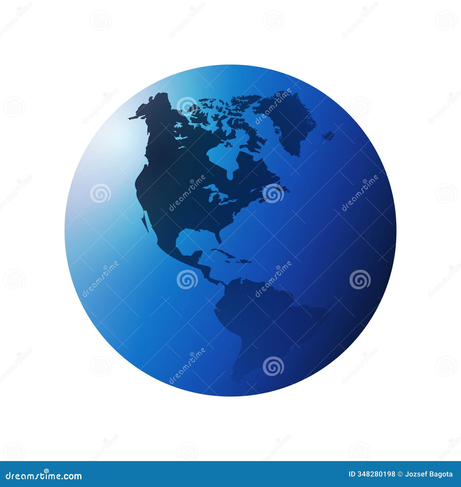 Blue Earth Globe Design Layout - Global Business, Technology ...