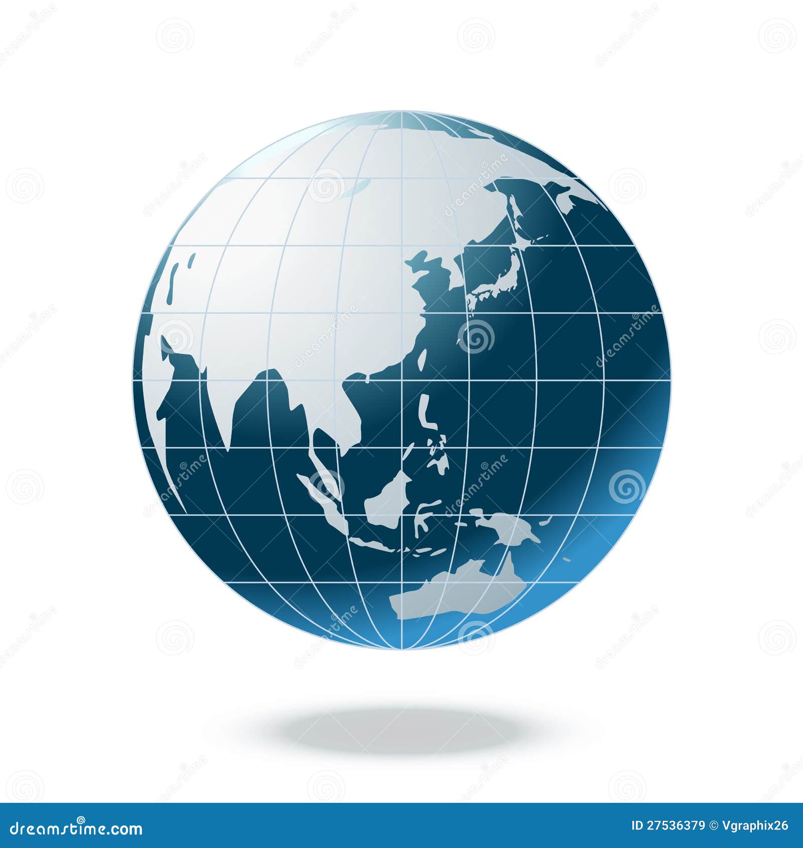 Blue earth, vector stock vector. Illustration of global - 27536379