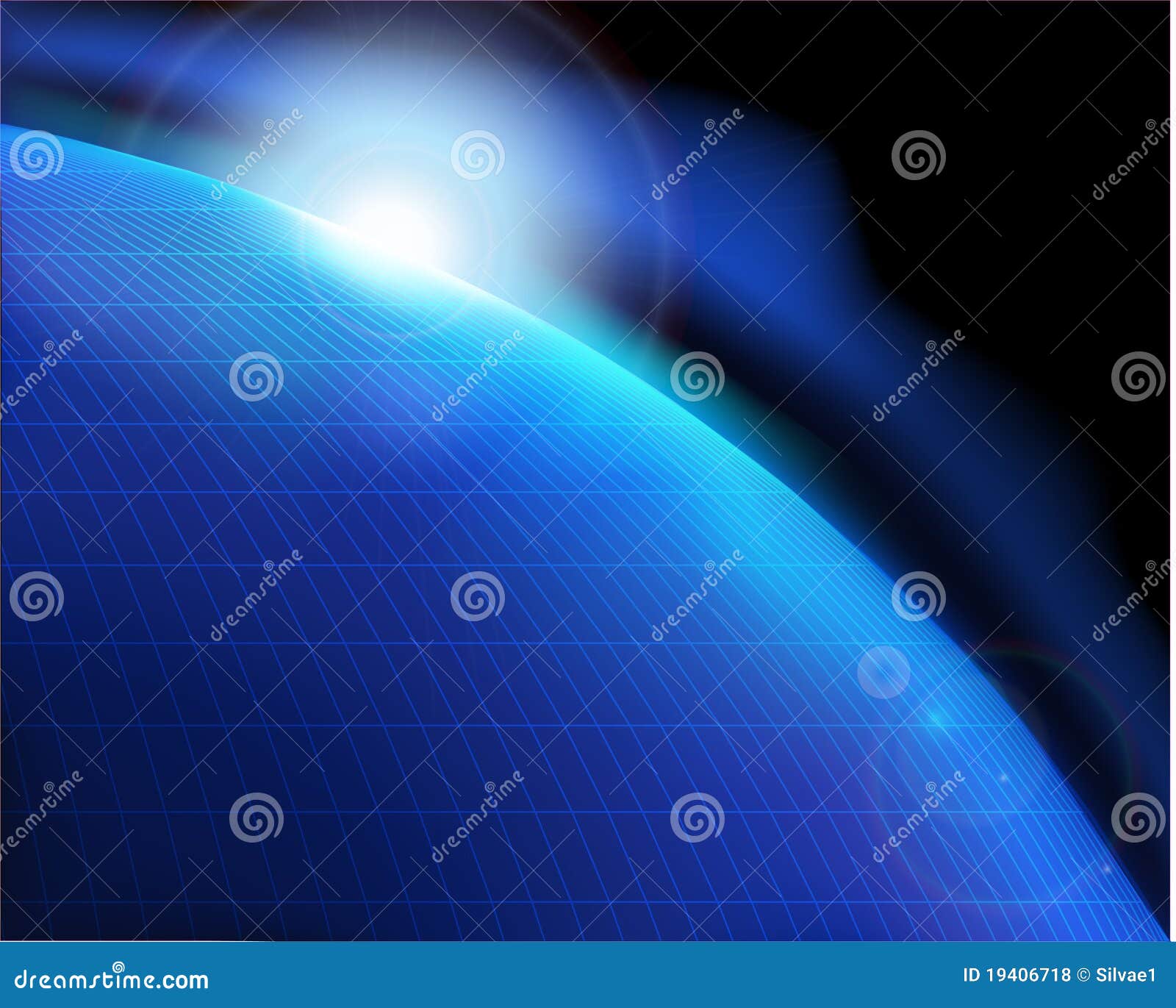Blue Earth. Vector Illustration. Stock Vector - Illustration of flame ...