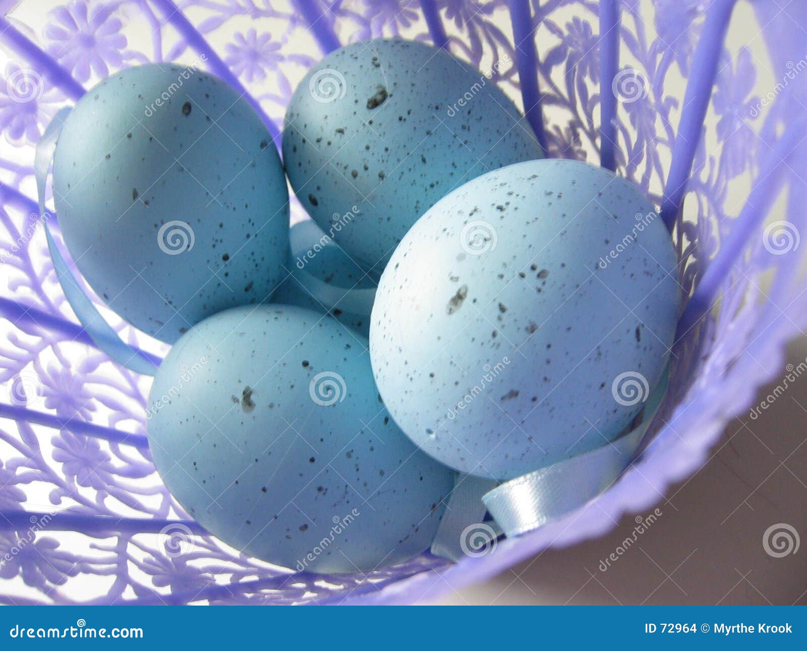 Blue Easter stock photo. Image of painted, color, basket - 72964