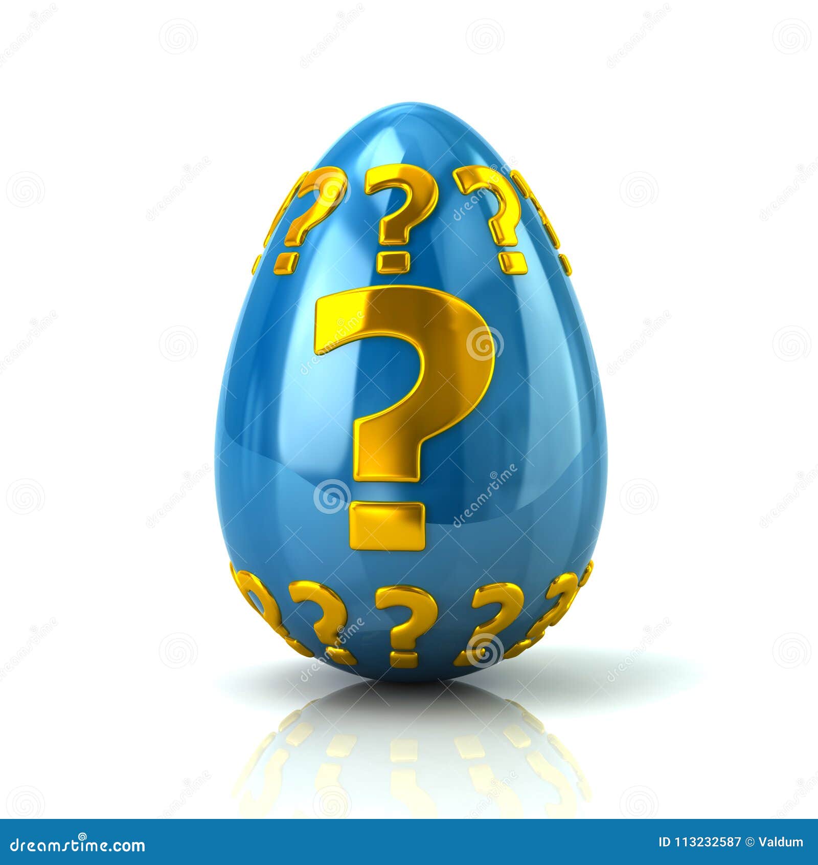 Easter Question Mark Cartoon Vector | CartoonDealer.com #4568563