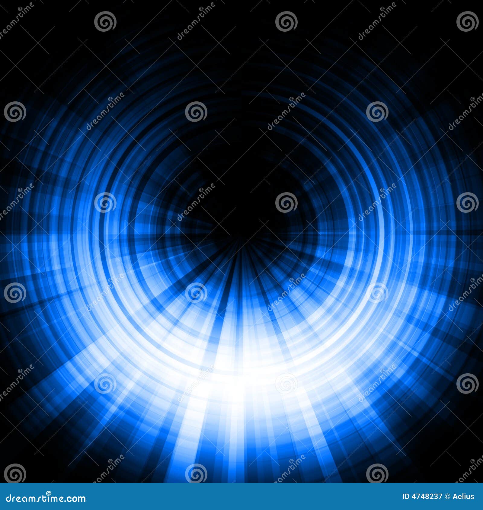 Blue eclipse effect stock illustration. Illustration of creative - 4748237