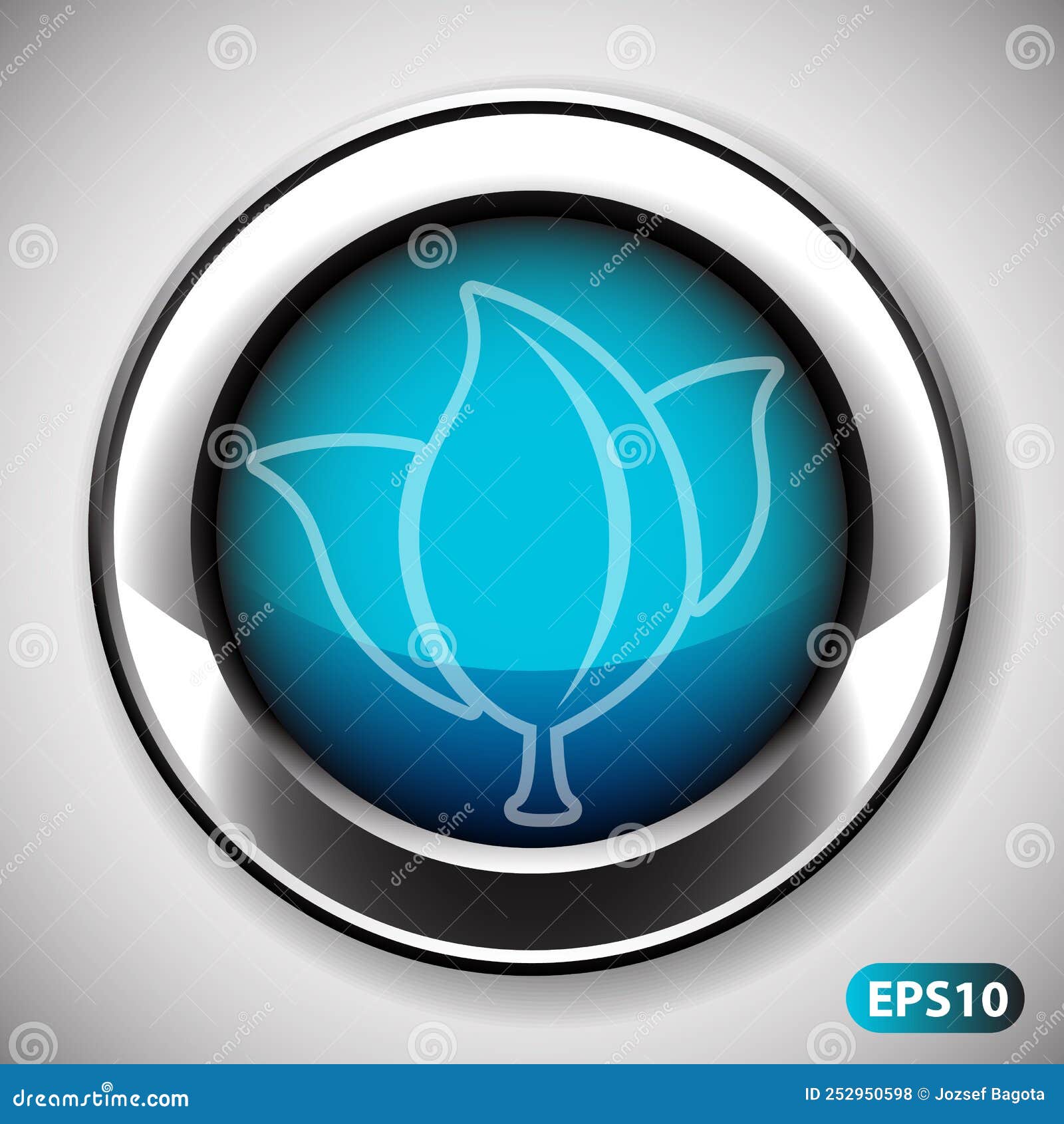 Blue Eco Friendly World Label or Button Template Stock Vector ...