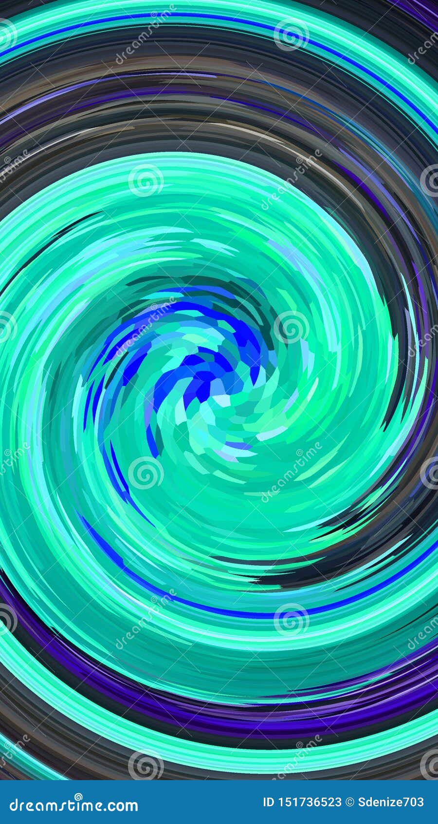 Blue effective swirl stock illustration. Illustration of dream - 151736523