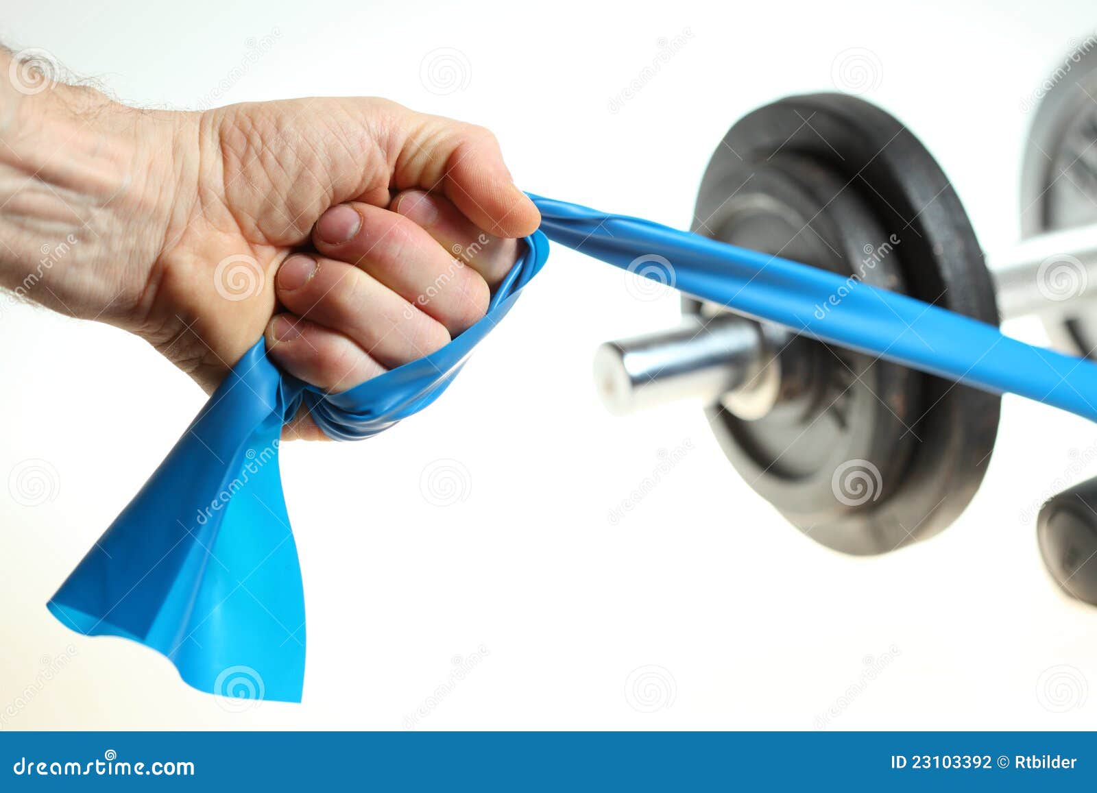 Blue elastic band stock photo. Image of hold, handsome - 23103392