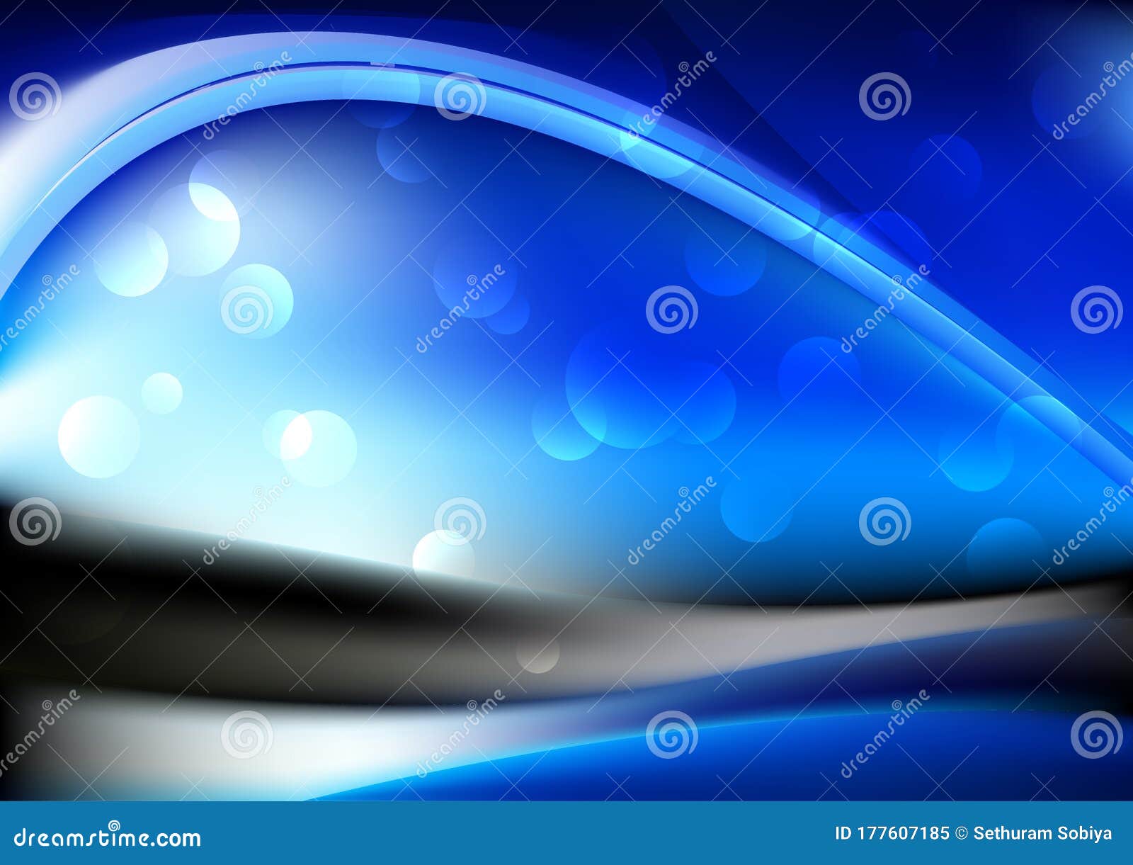 Blue Electric Blue Abstract Background Vector Illustration Design Stock ...