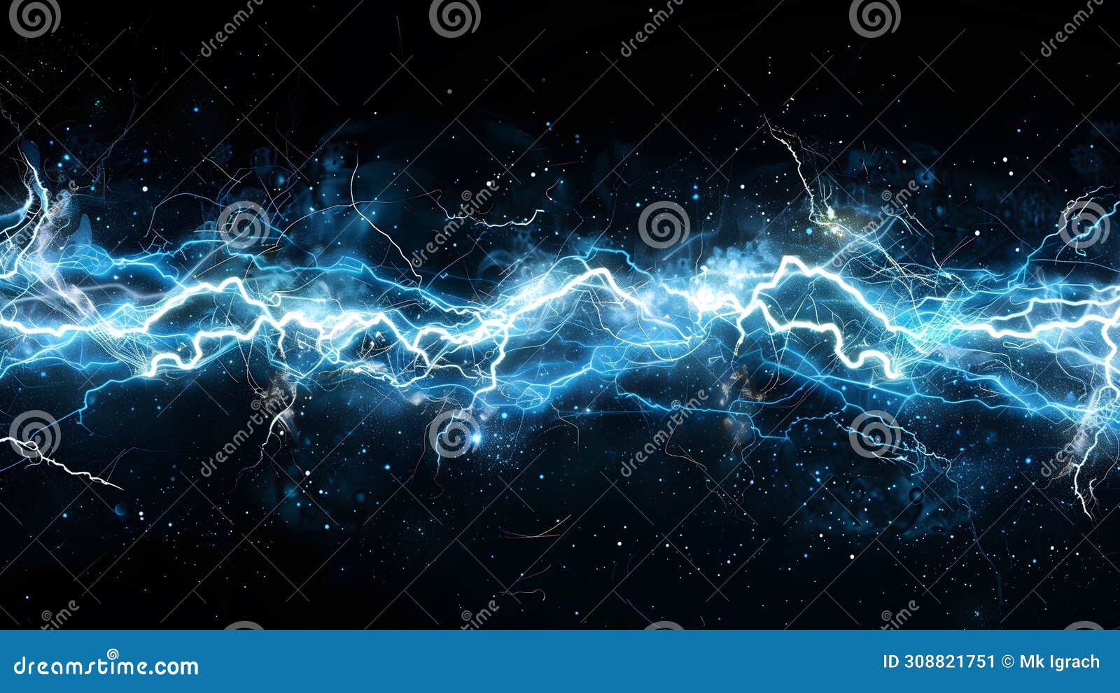 Blue electric background stock illustration. Illustration of night ...