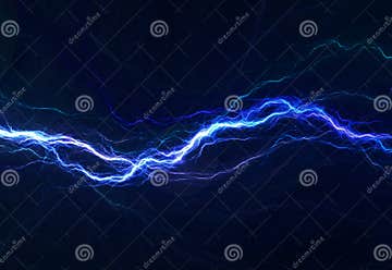 Blue electric lighting stock illustration. Illustration of power - 46008732