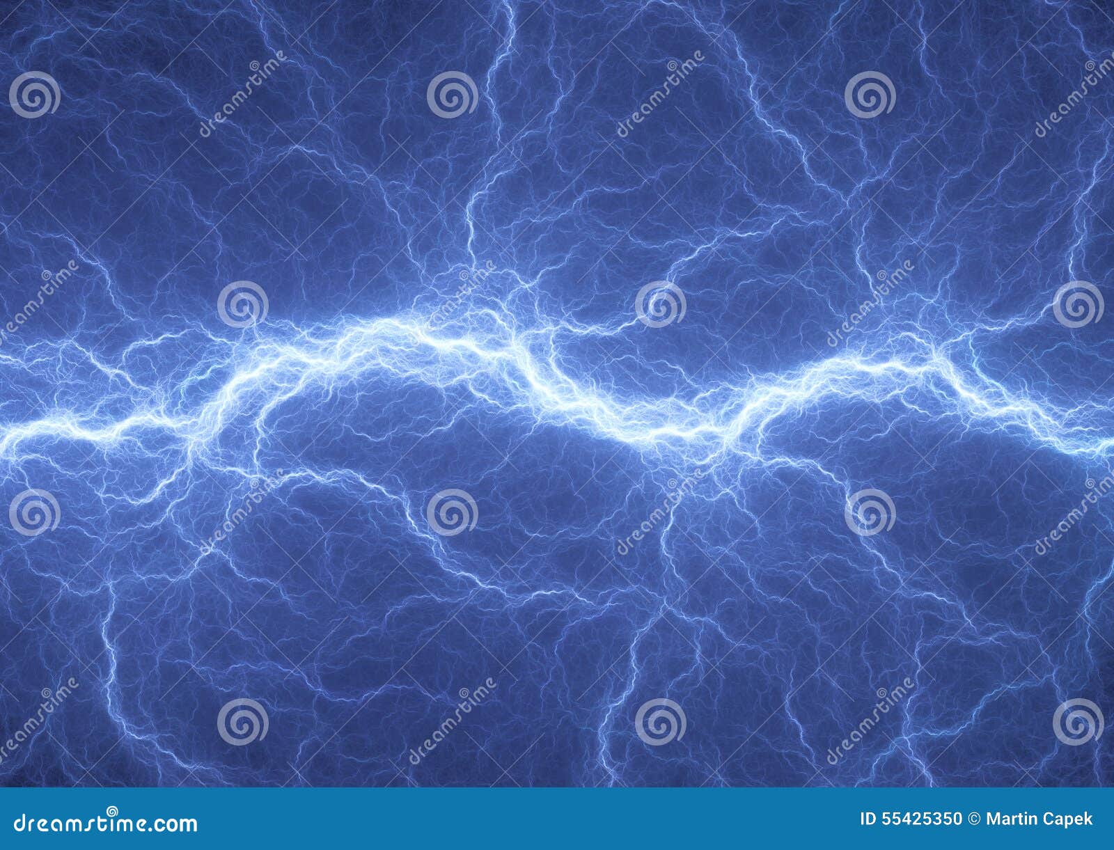 Blue electric lighting stock illustration. Illustration of dazzle ...
