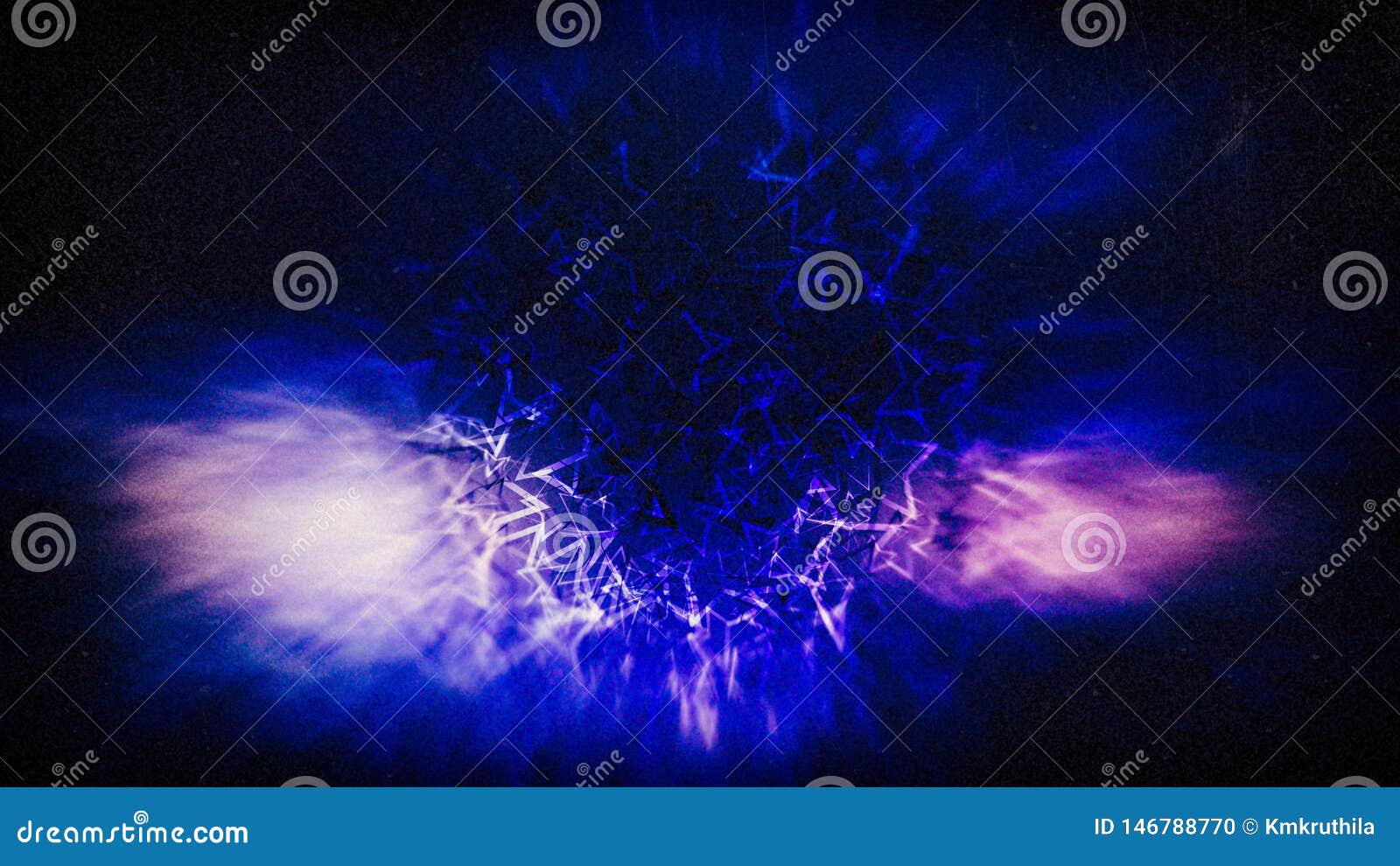 Blue Electric Lightning Background Beautiful Elegant Illustration ...
