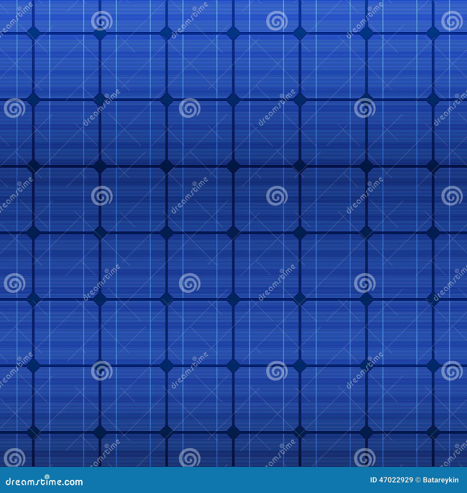 Blue Electric Solar Panel Pattern. Vector Stock Vector - Illustration ...