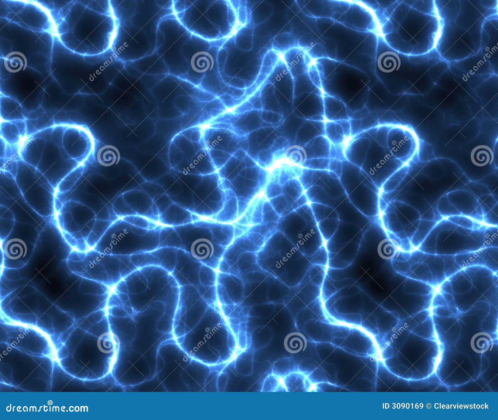 Blue Electricity Electric Arc Cartoon Vector | CartoonDealer.com #3090169