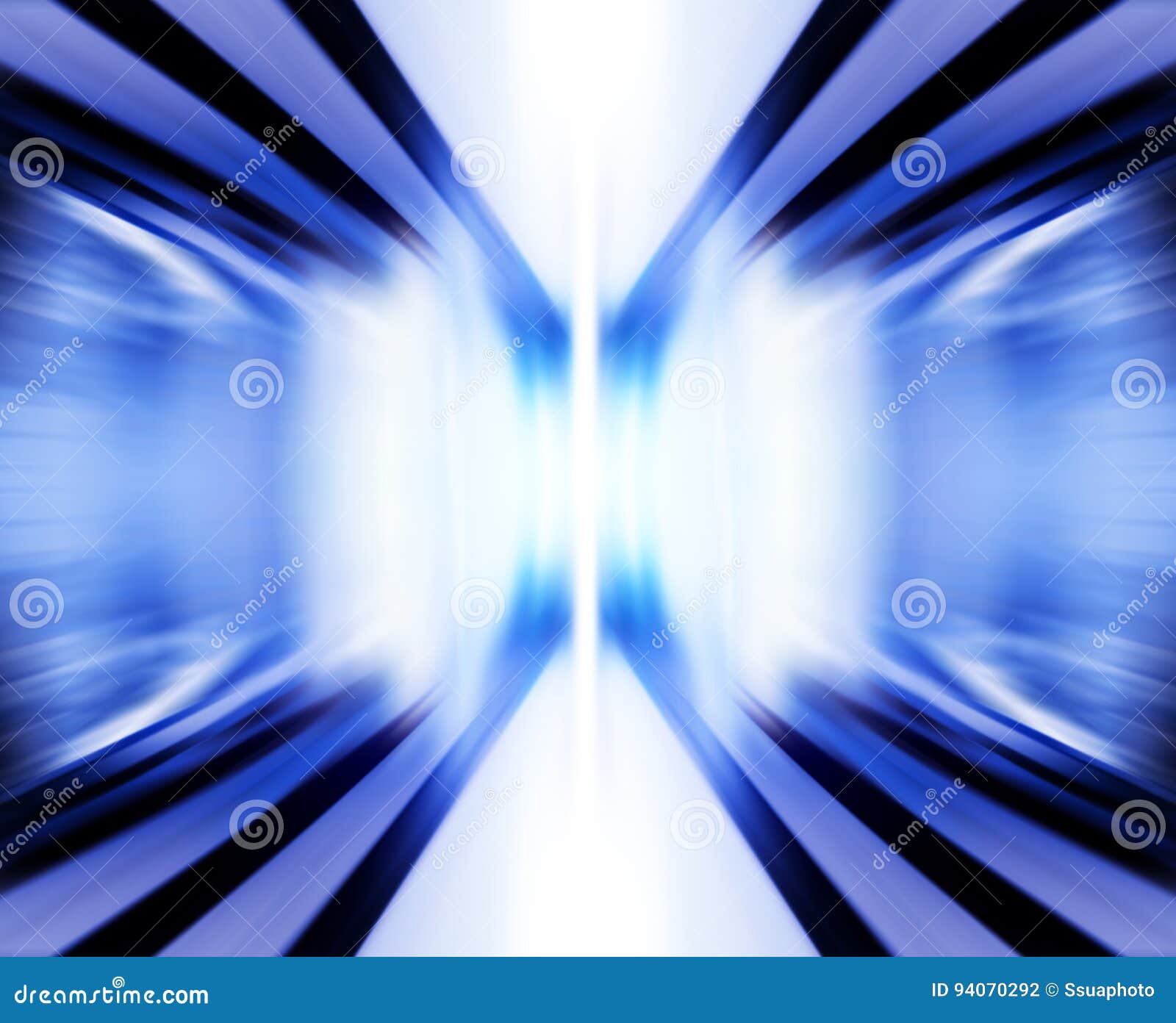 Blue electromagnetic power stock illustration. Illustration of ...