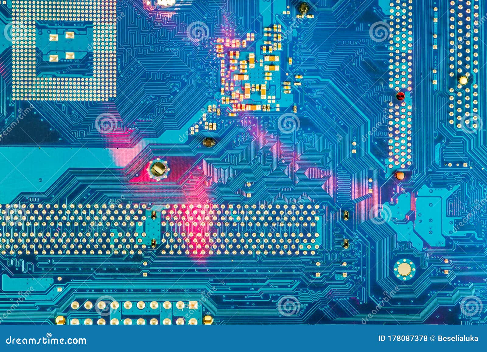 Electronic Circuit Board Background Stock Photo - Image of industry ...