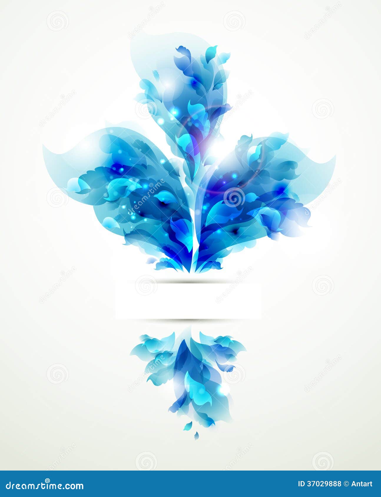 Blue elements stock vector. Illustration of beauty, concept - 37029888