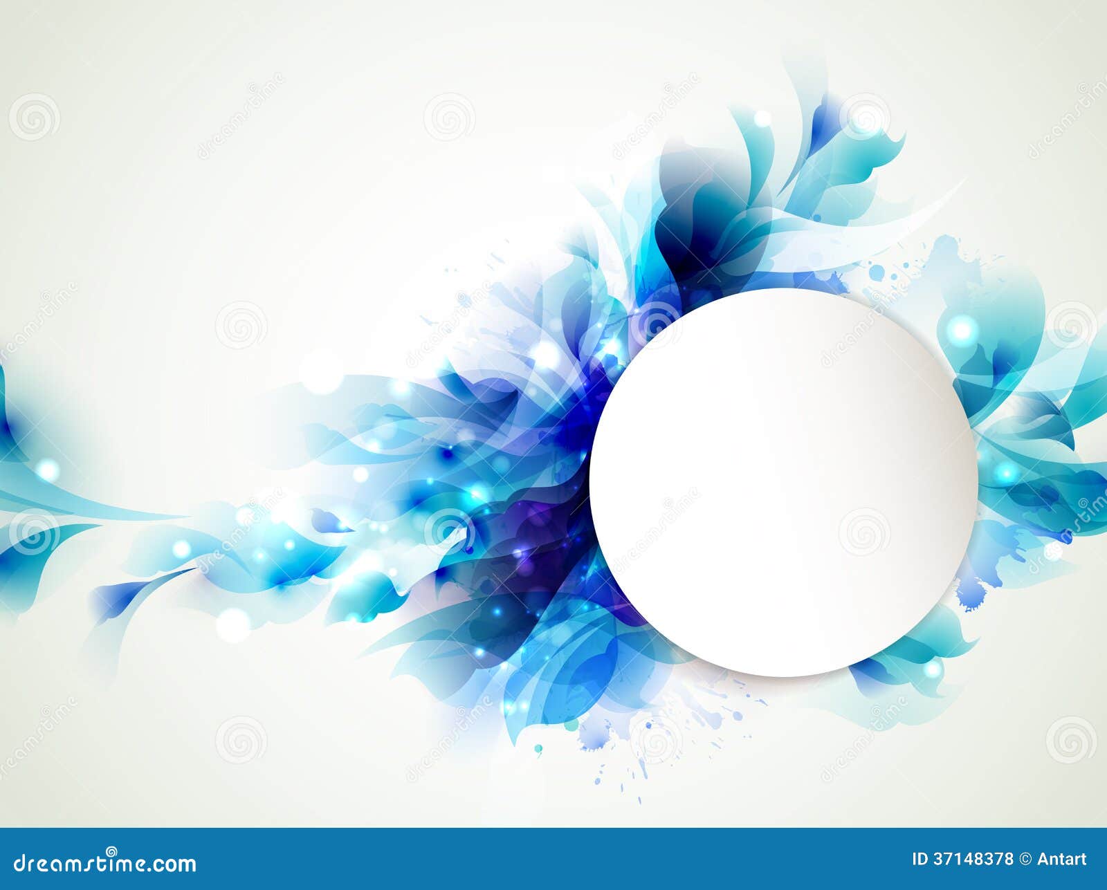 Blue elements stock vector. Illustration of artwork, blue - 37148378