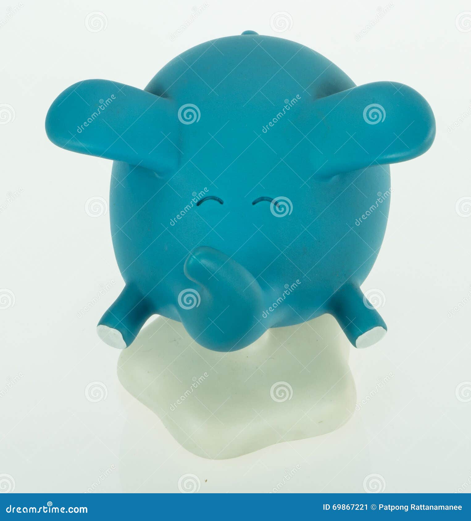 Blue Elephant , Flying Elephant Musice Box Stock Image - Image of ...