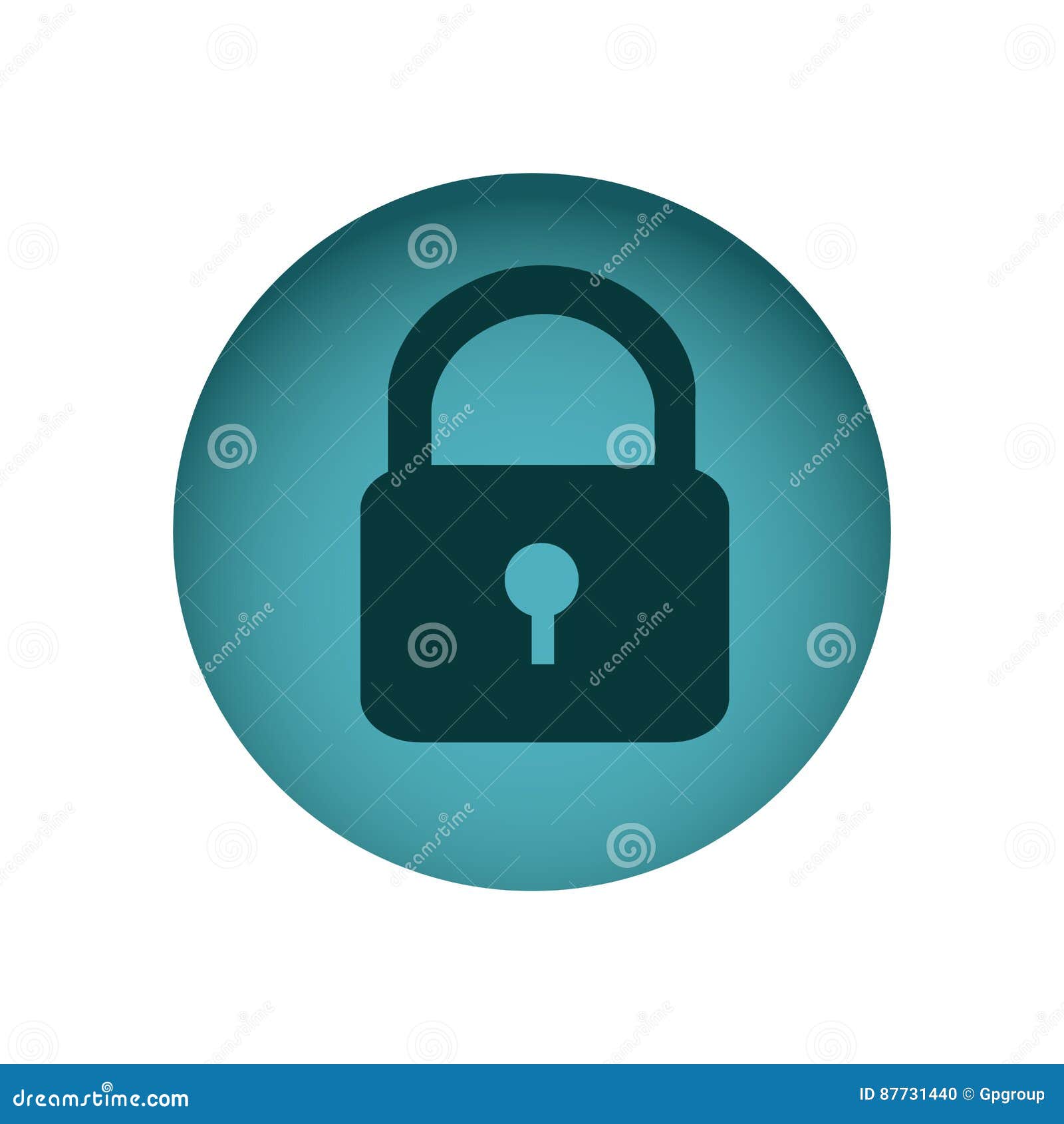 Blue Emblem Lock Icon Stock Illustrations – 635 Blue Emblem Lock Icon ...