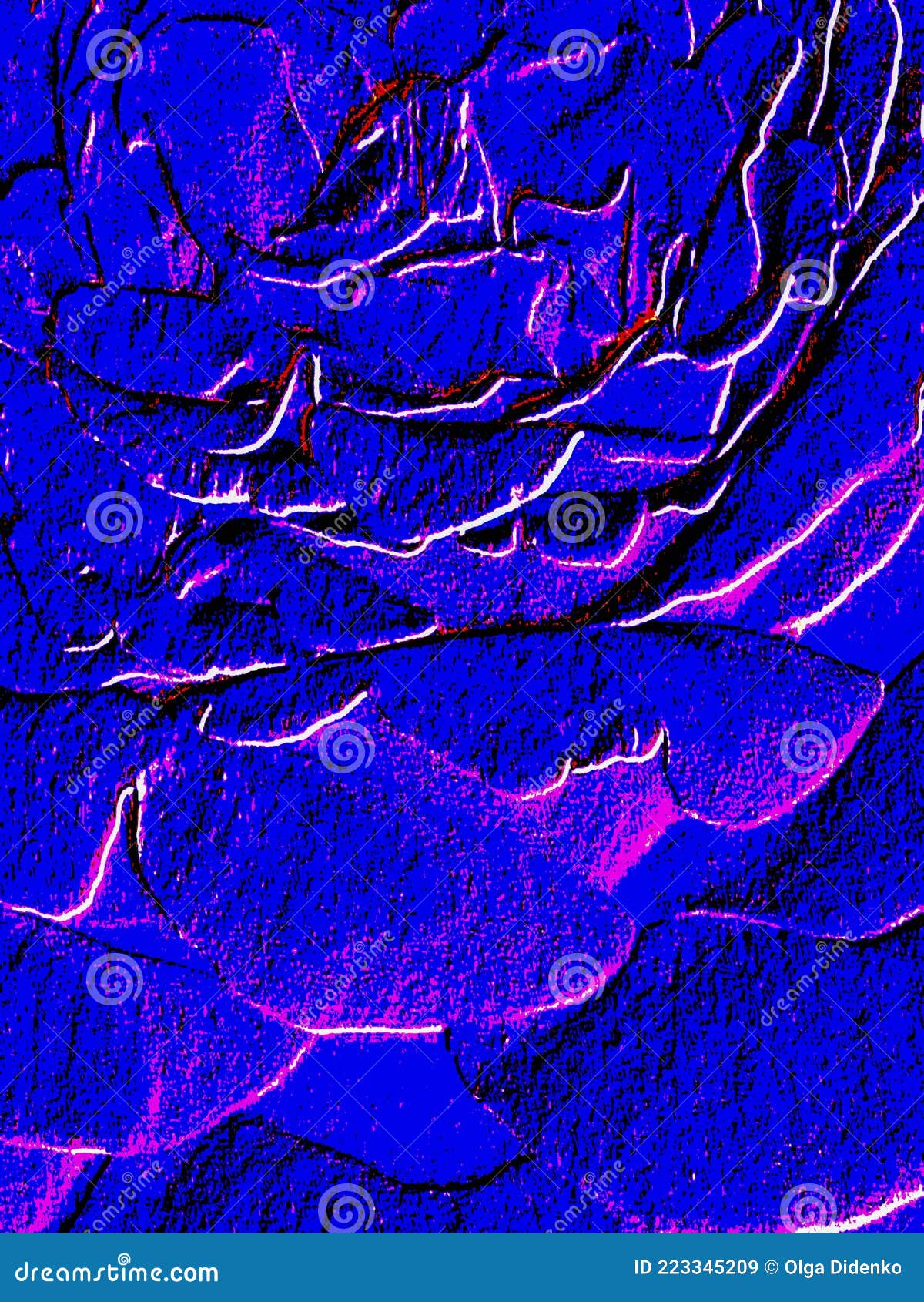 Blue Embossed Abstract Background for Design Stock Image - Image of ...