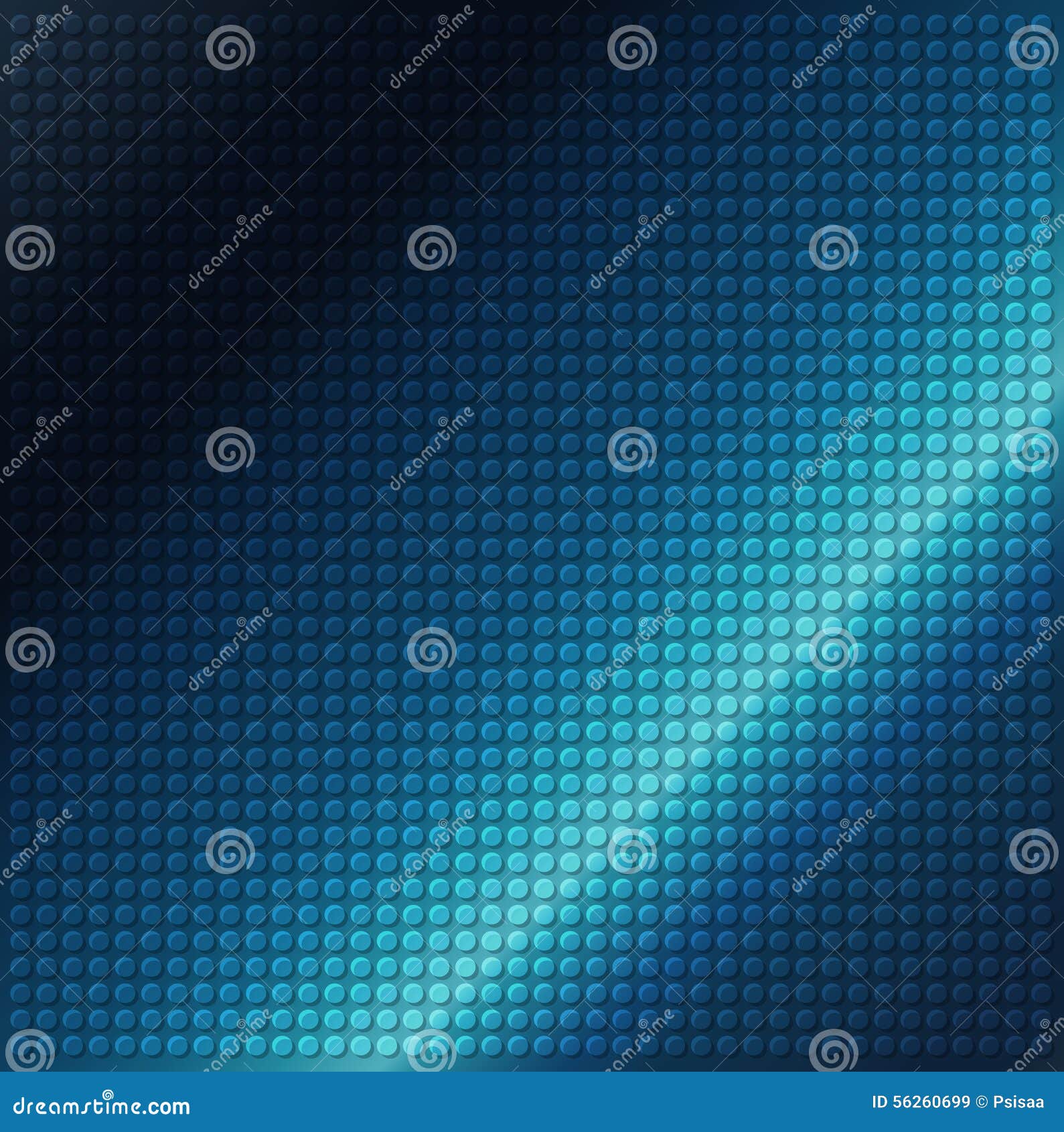 Blue Embossing Metallic Circle Background Stock Illustration ...