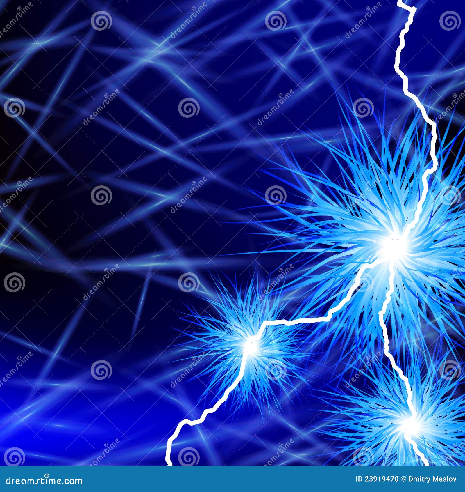 Blue Energy stock vector. Illustration of blue, flare - 23919470