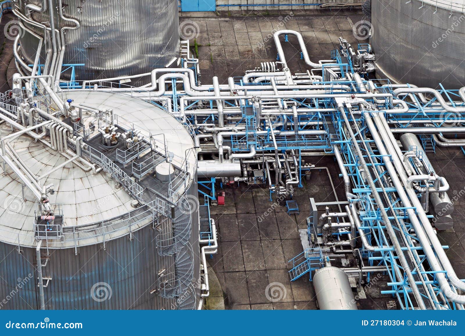 Blue Energy stock photo. Image of blue, industry, column - 27180304