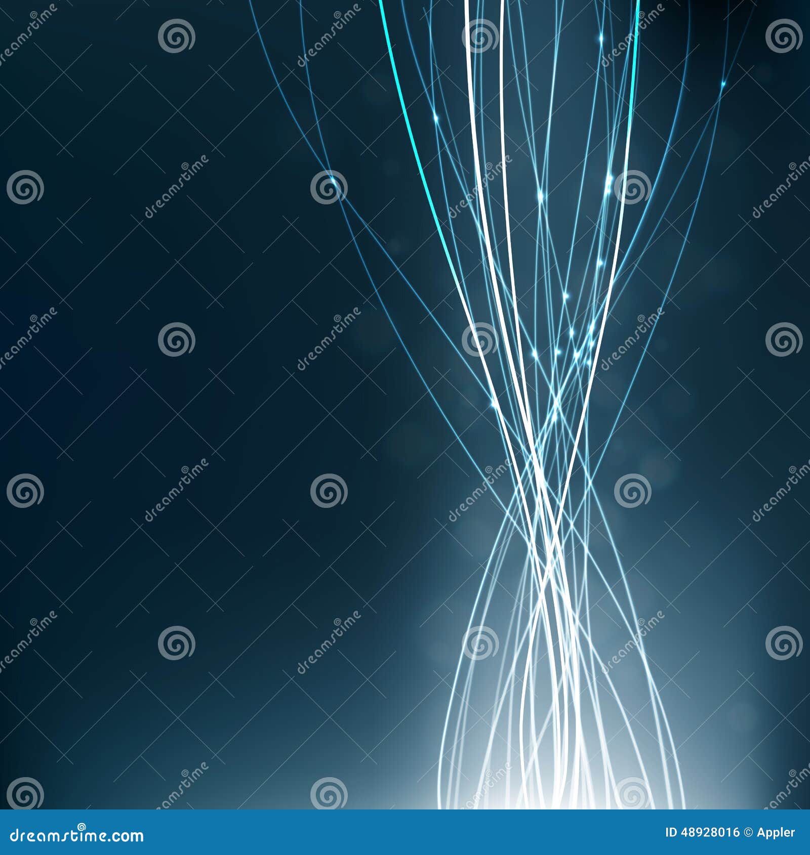 Blue Energy Lines Vector Background Stock Vector - Illustration of ...