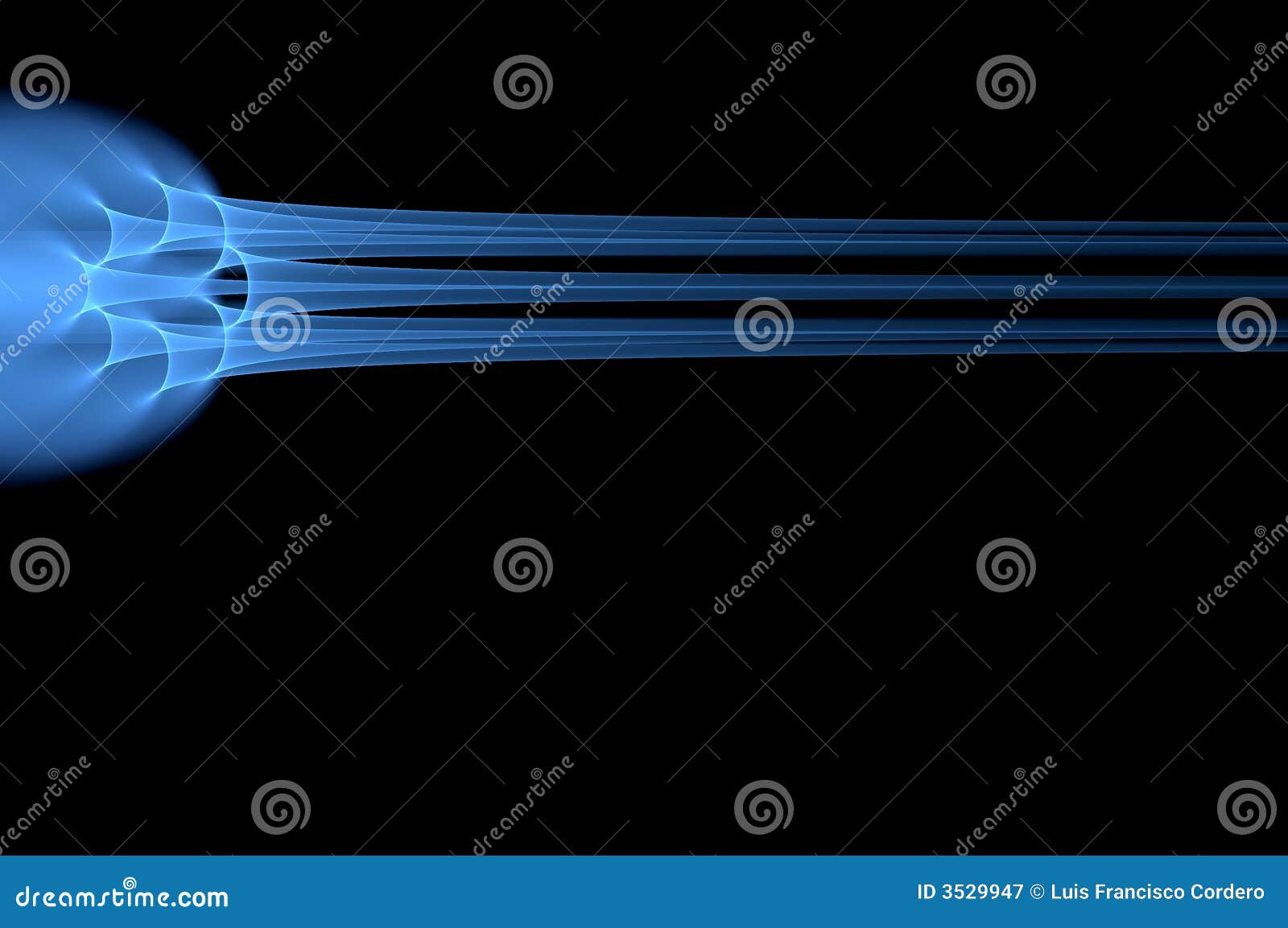 Blue energy pulse stock illustration. Illustration of color - 3529947