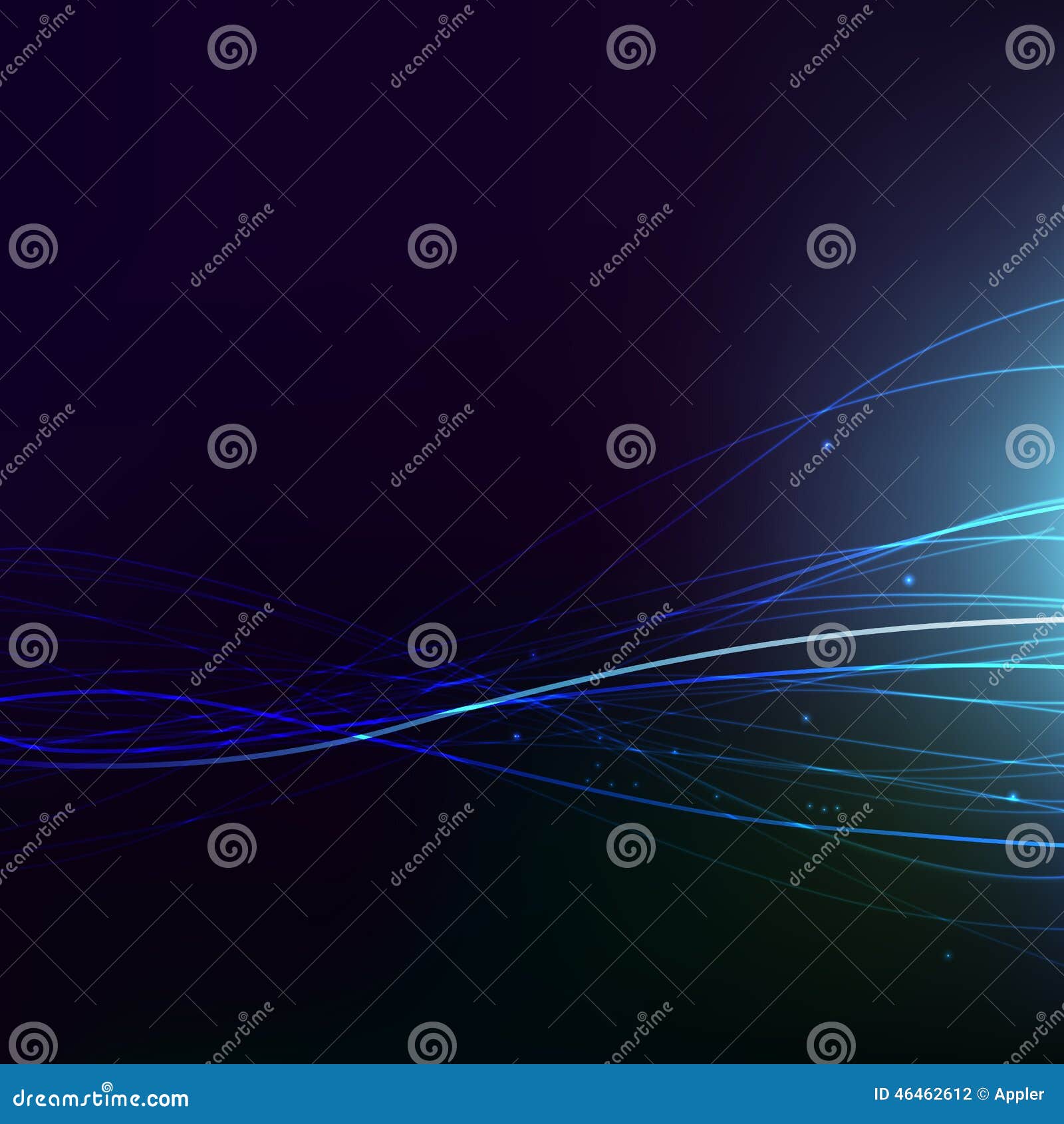 Blue Energy Vector Background Stock Vector - Illustration of lighting ...