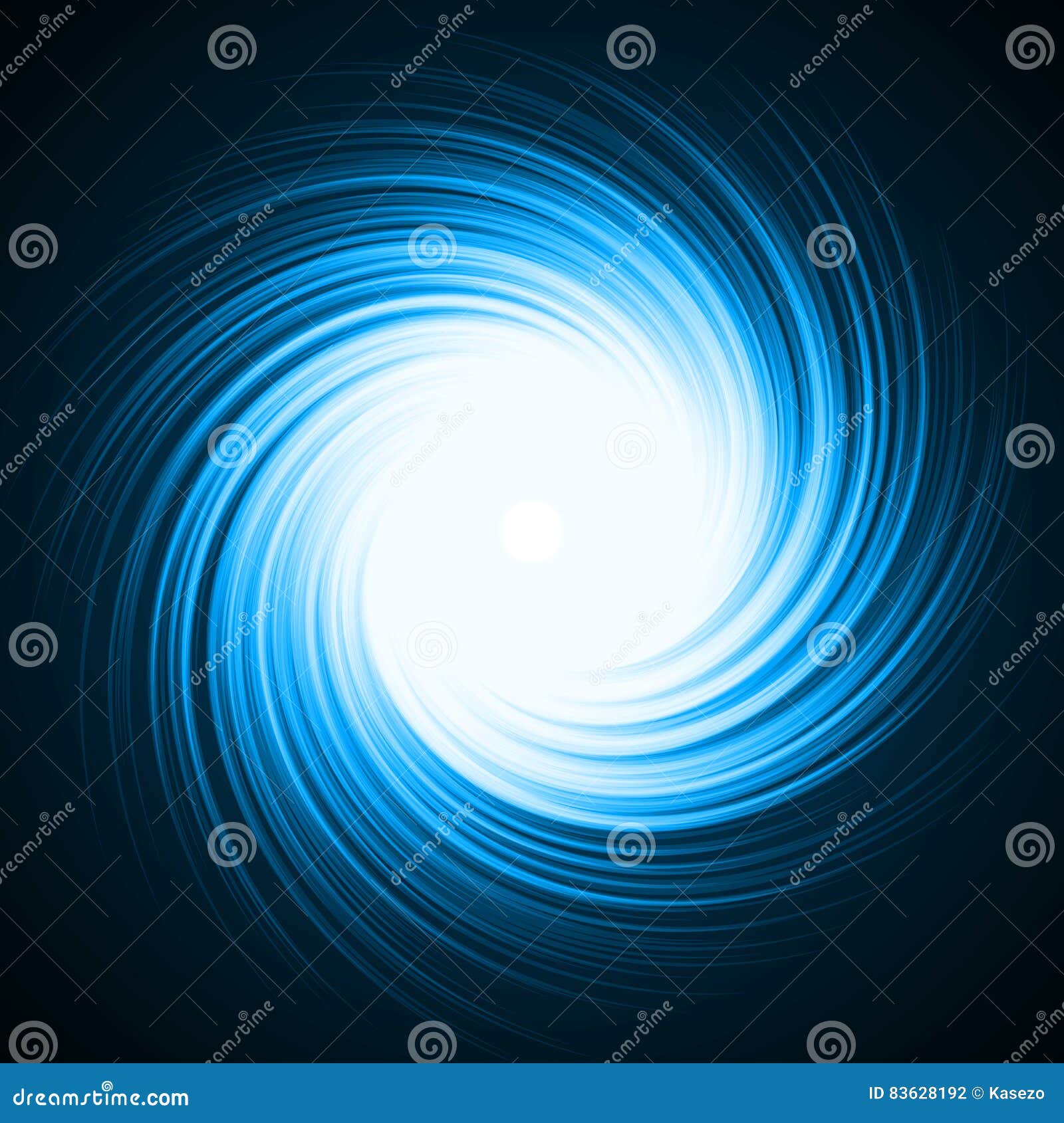 Blue energy vortex stock vector. Illustration of blessing - 83628192