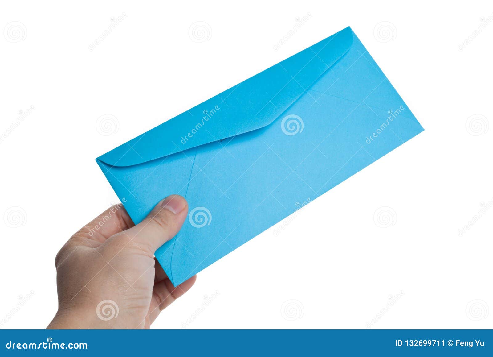A Blue Envelope stock image. Image of envelope, single - 132699711