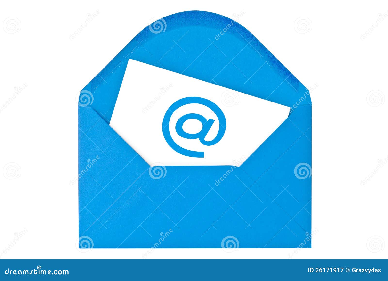 Blue Email Symbol