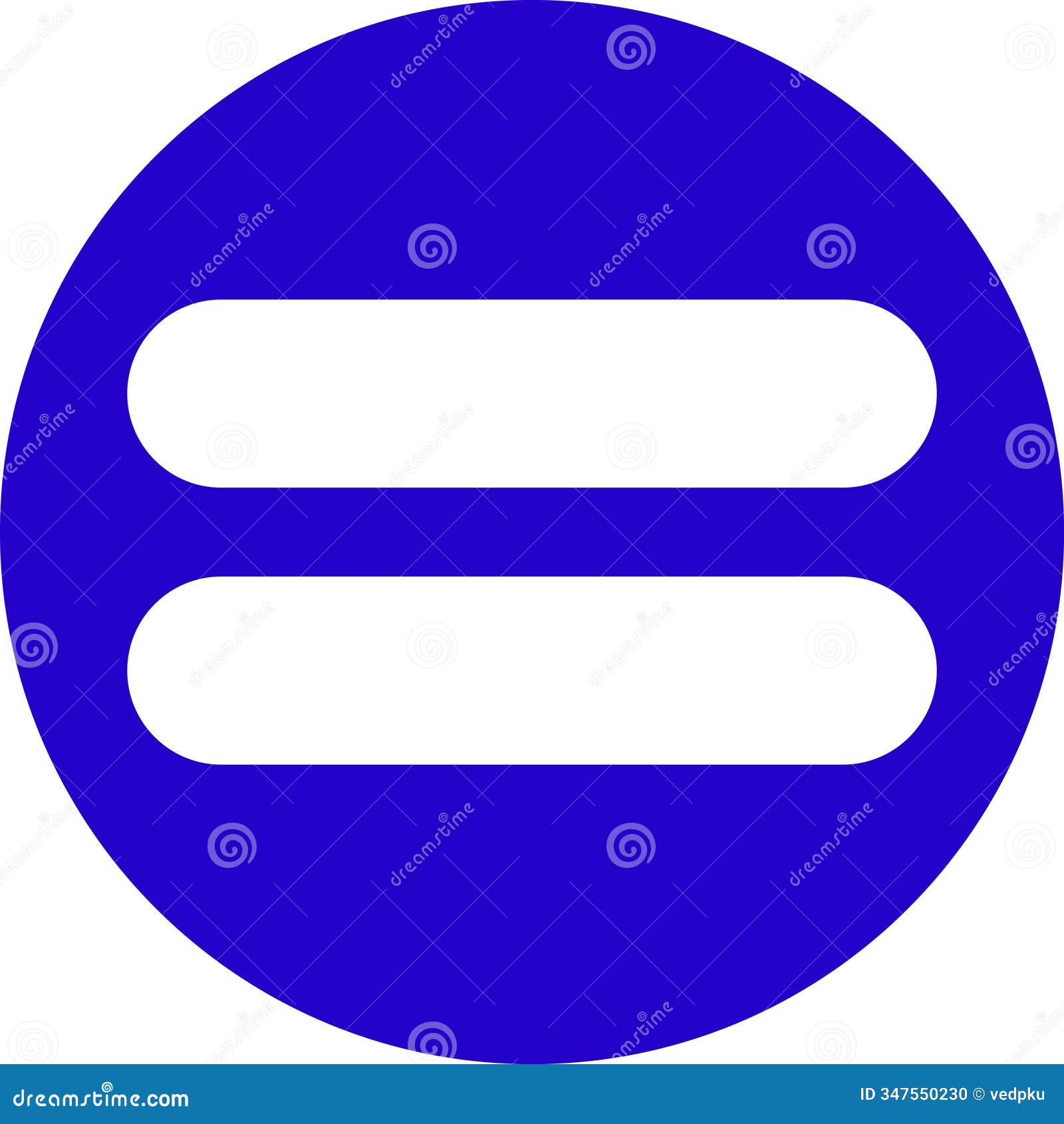 Blue Equal Sign, Equal Icon, Mathematical Icon, Cross Sign Round Button ...