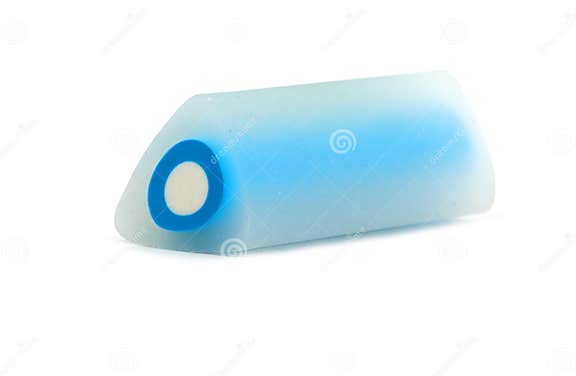 Blue eraser stock image. Image of school, rubber, blue - 27275127