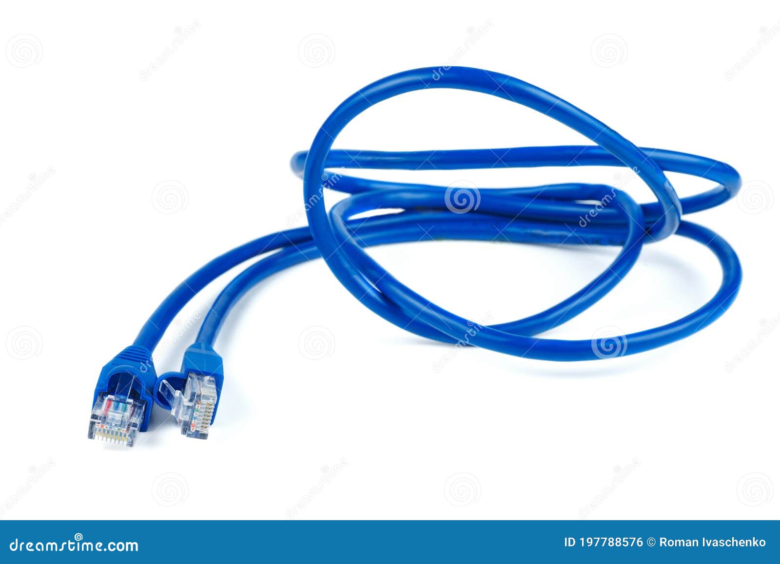 Blue Ftp Ethernet Cable Reels Stock Photography | CartoonDealer.com ...