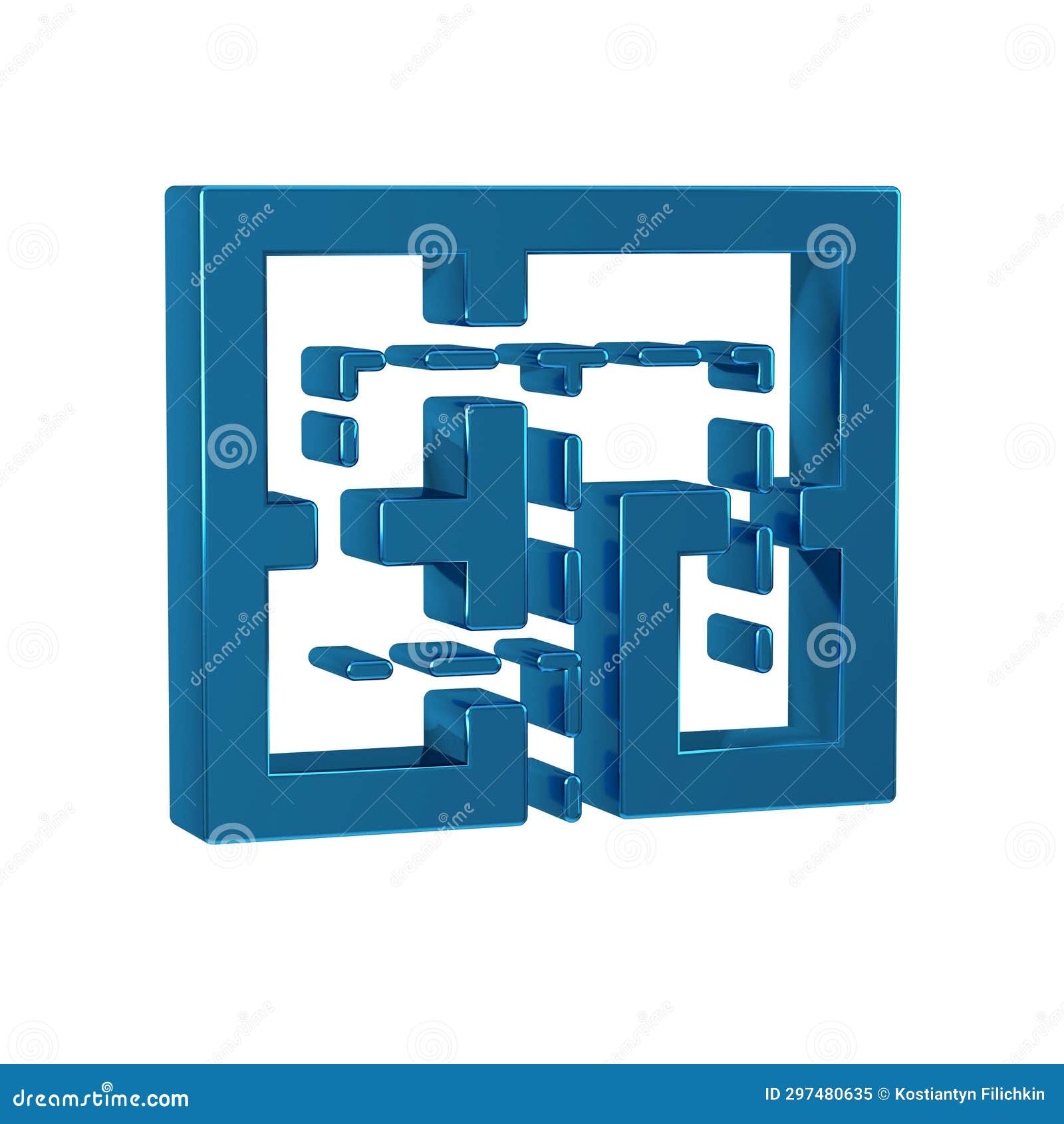 Blue Evacuation Plan Icon Isolated On Transparent Background. Fire ...