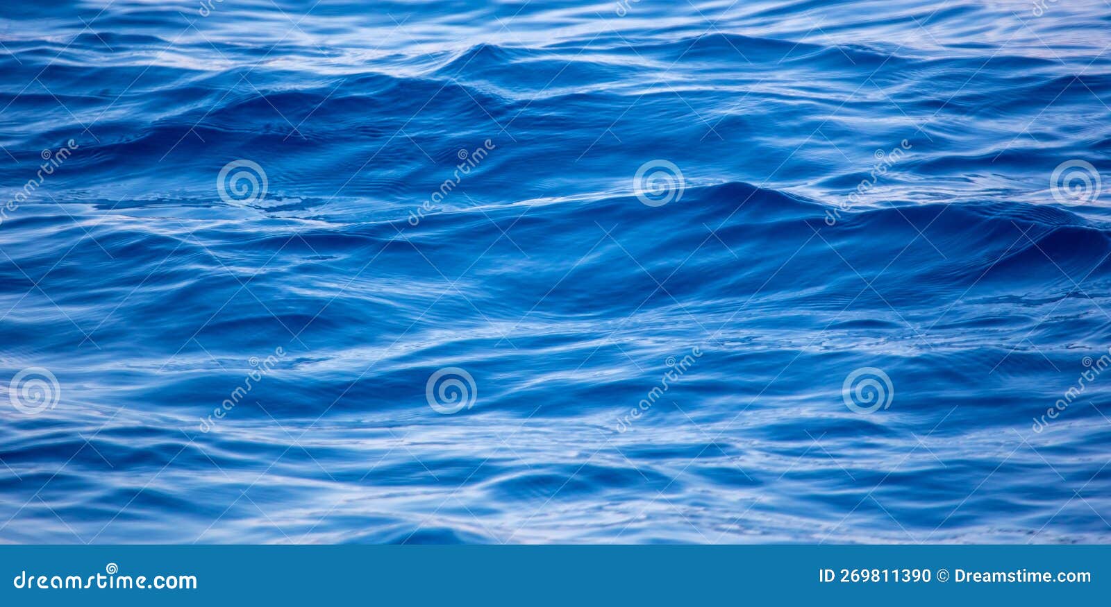 Blue Expanse of Water in the Sea. Stock Photo - Image of abstract ...