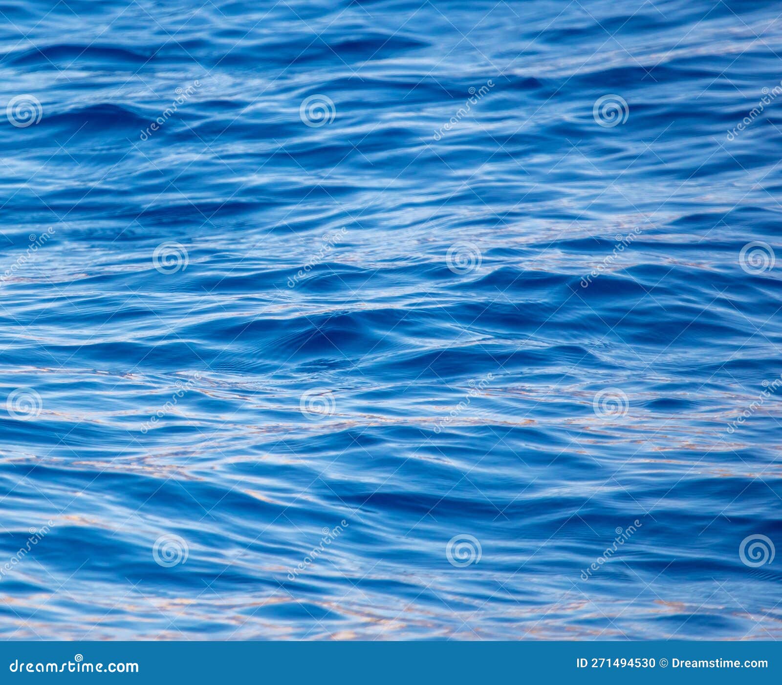 Blue Expanse of Water in the Sea. Stock Photo - Image of blue ...