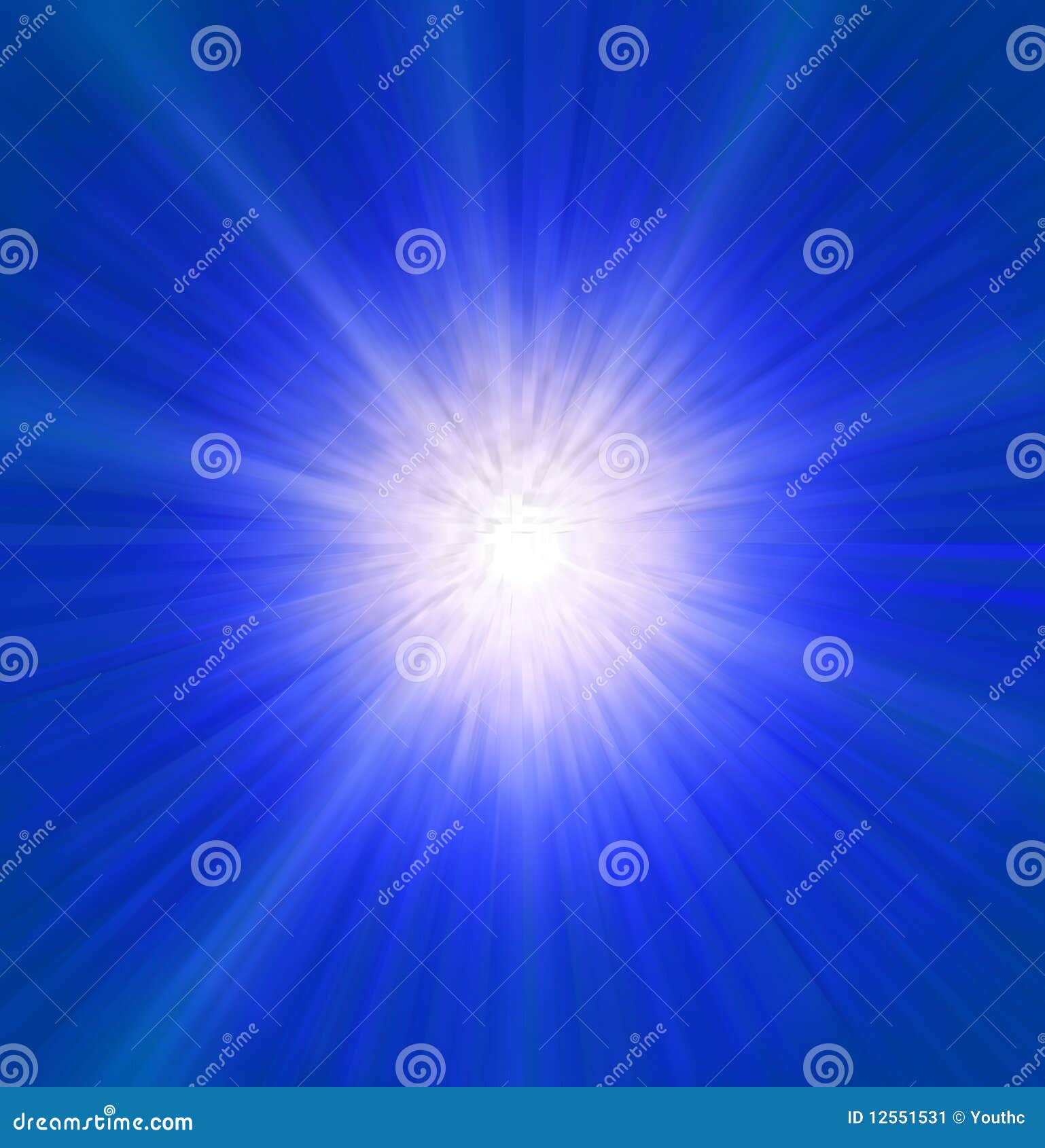 Blue Explosion Background Vector Illustration | CartoonDealer.com #13798974