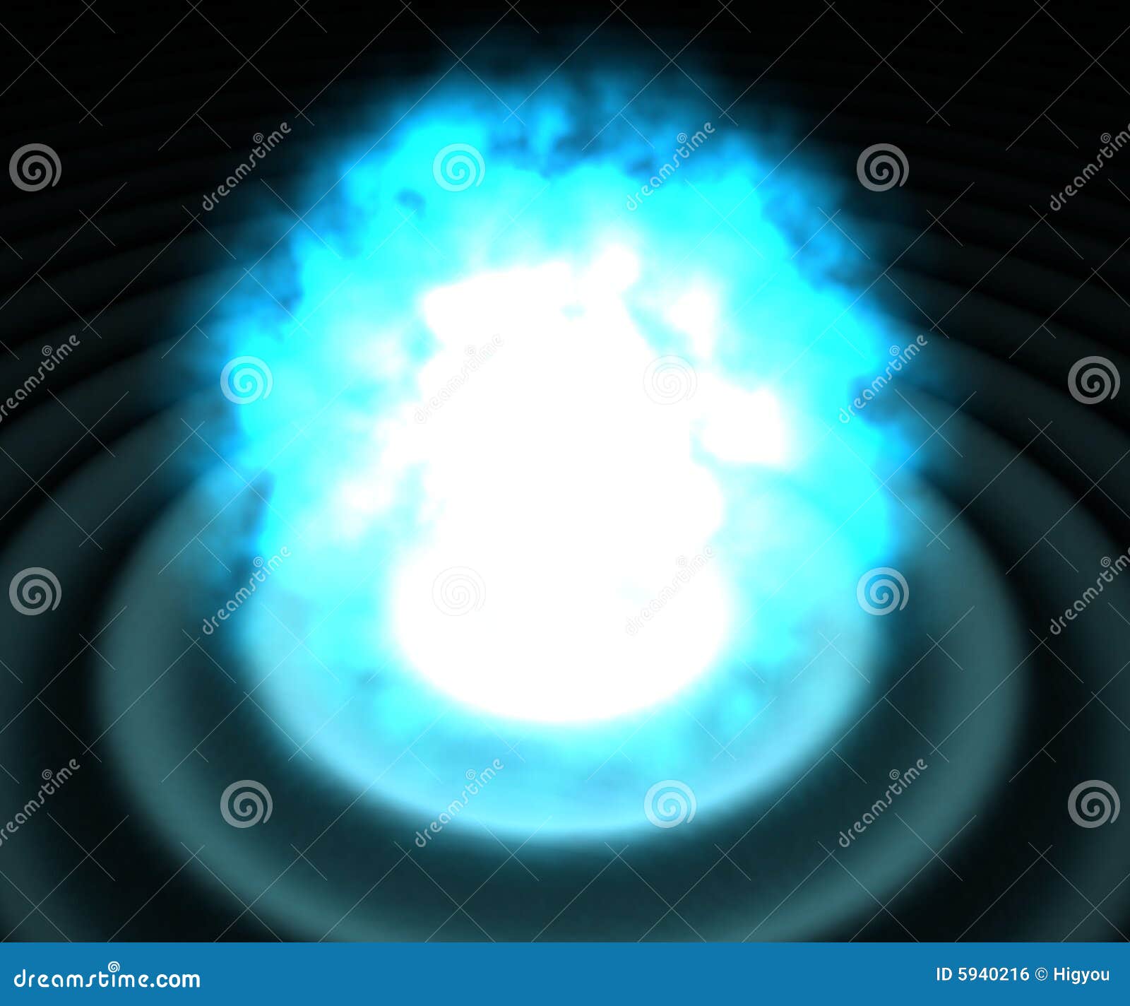 Blue Explosion stock illustration. Illustration of visible - 5940216