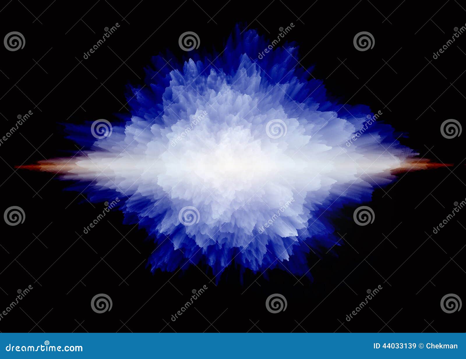 Blue explosion stock illustration. Illustration of heat - 44033139